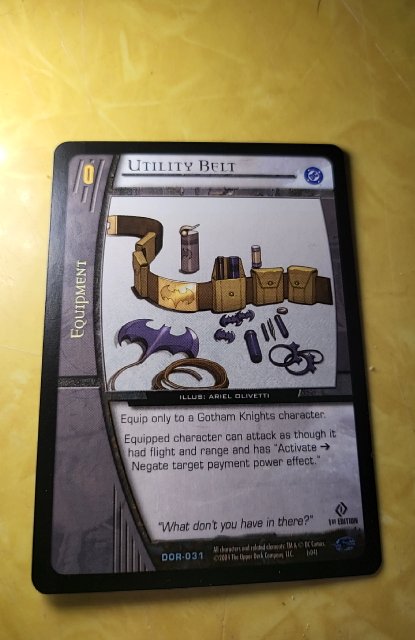 2004 Vs System DC Origins - Utility Belt | Comic Collectibles - Trading ...