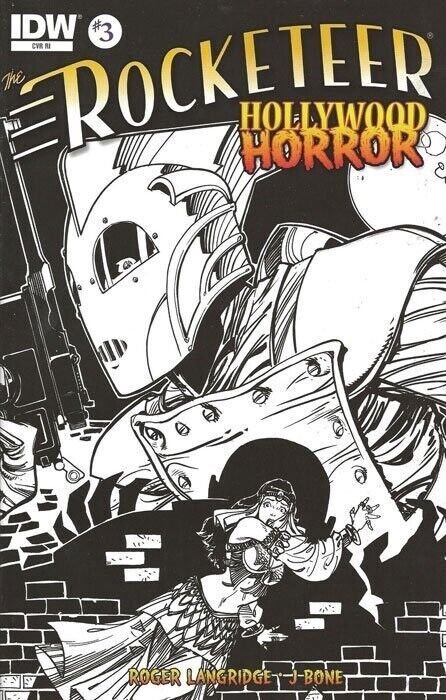 The Rocketeer Hollywood Horror #3 Walter Simonson Sketch Cover IDW NM ...