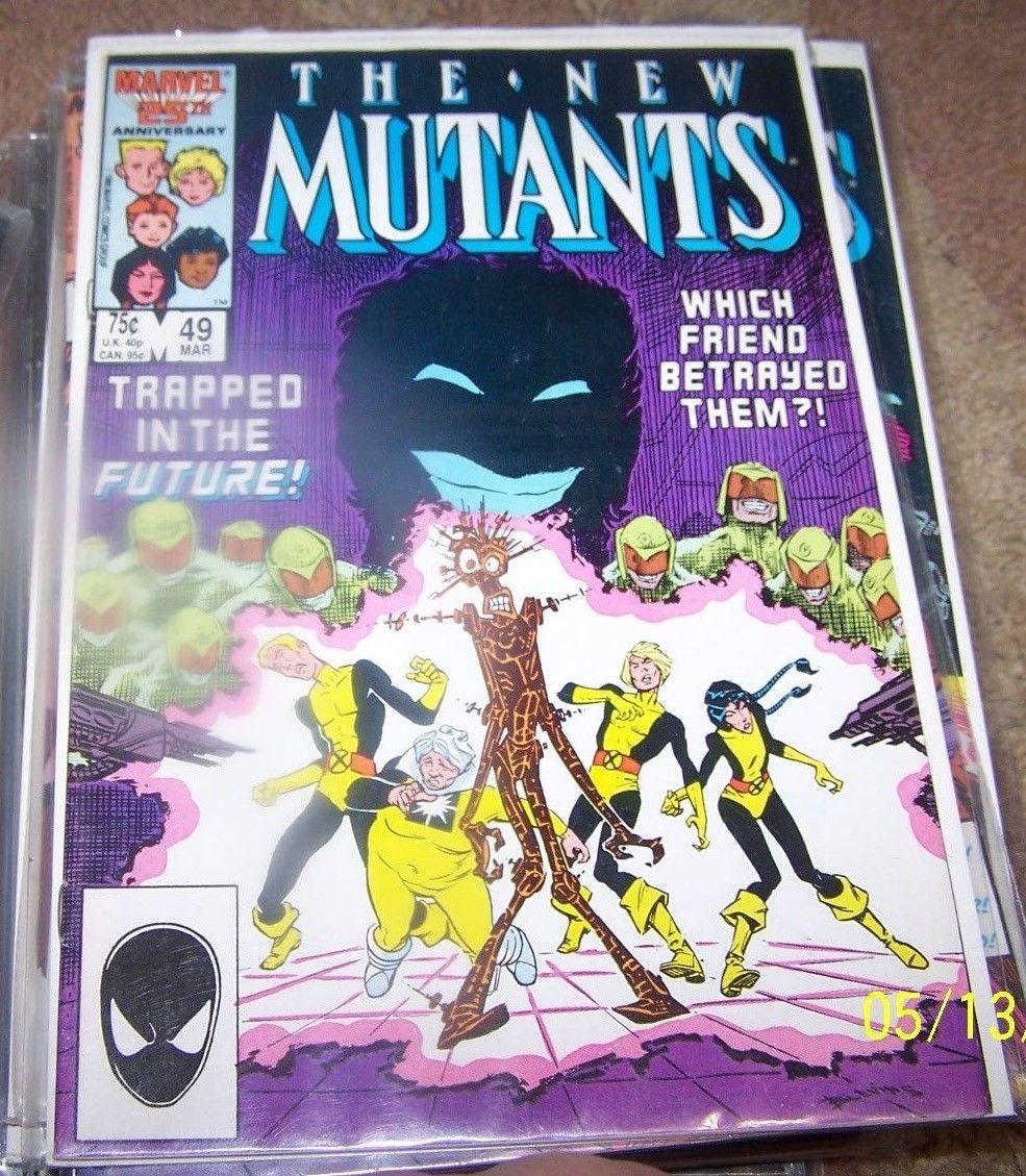New Mutants Comic # 49 1987 Marvel X MEN + Days of Future Past | Comic ...
