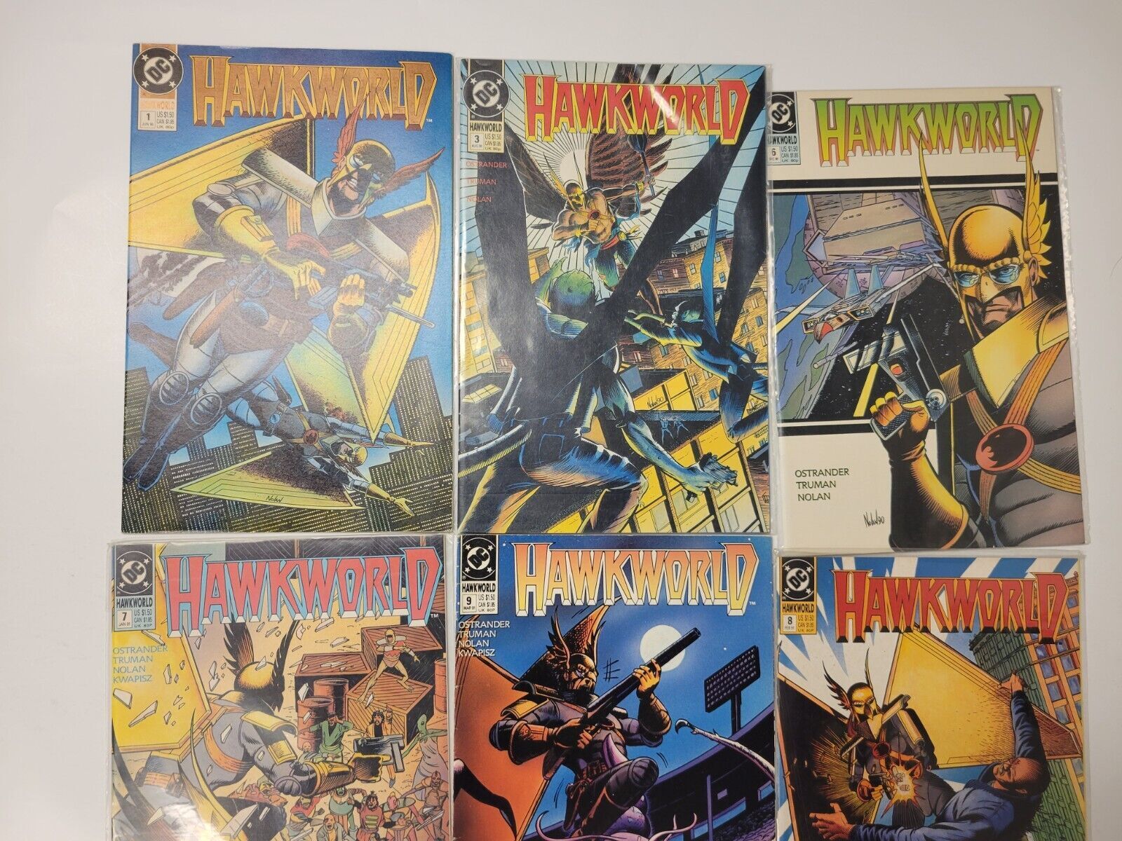6 Hawkworld DC Comic Books #1 3 6 7 8 9 37 TJ17 | Comic Books - Modern ...