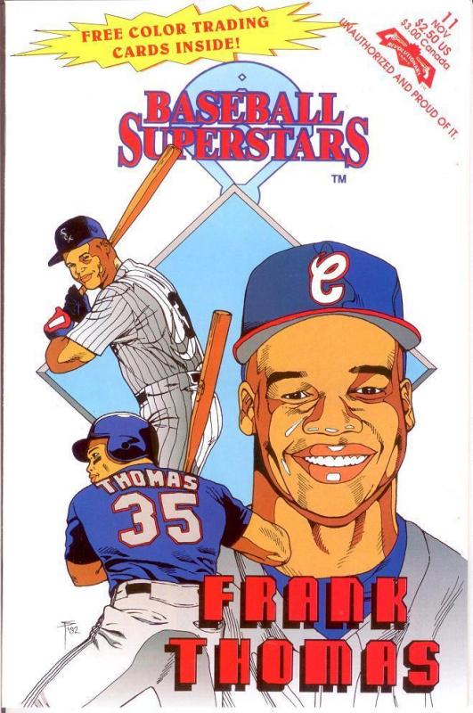Baseball Superstars Comics (1991 RR) 11vf-nm Frank Thom Comics Book ...