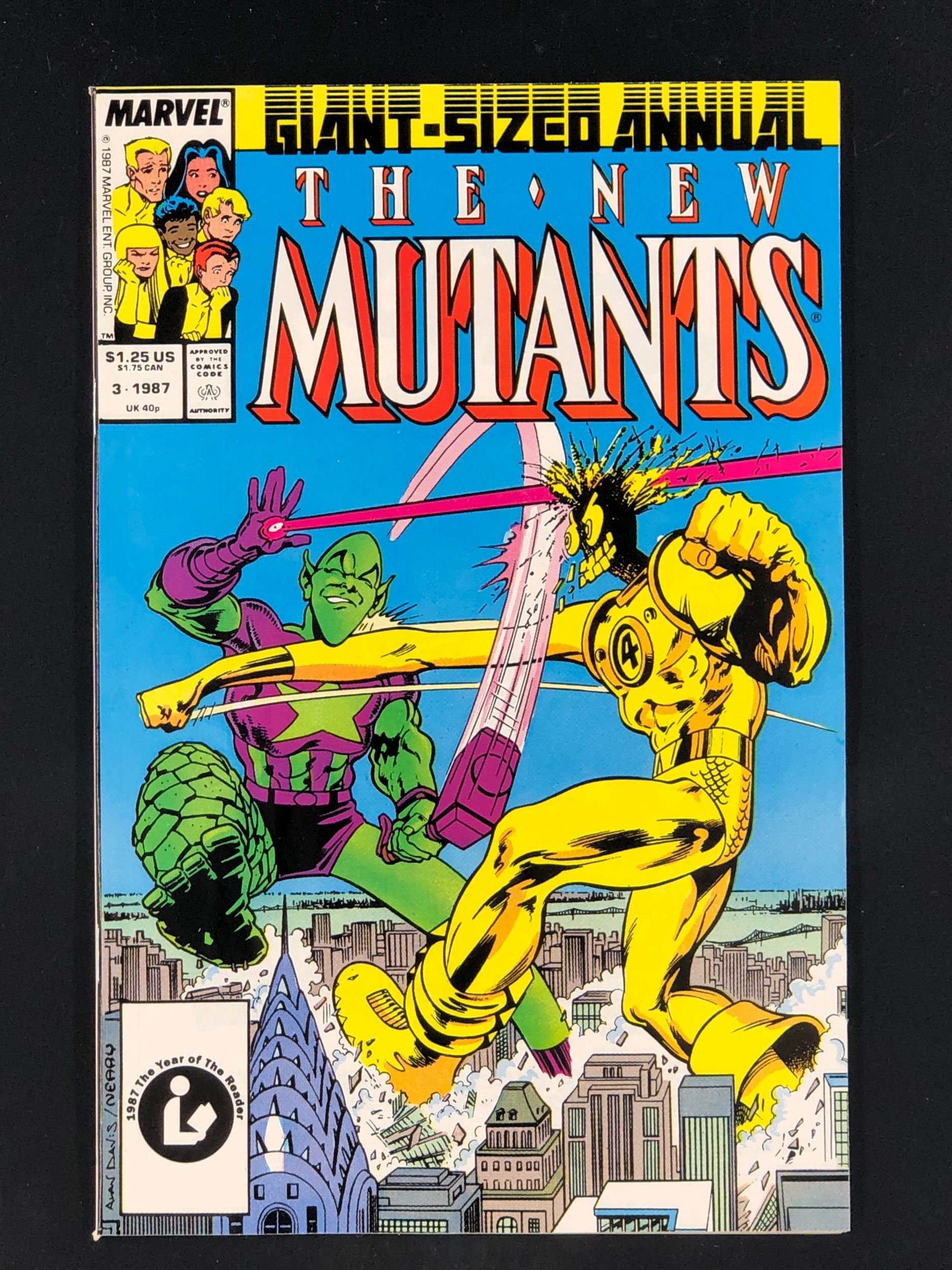 The New Mutants Annual #3 (1987) FN+ Impossible Man! Double Cover ...