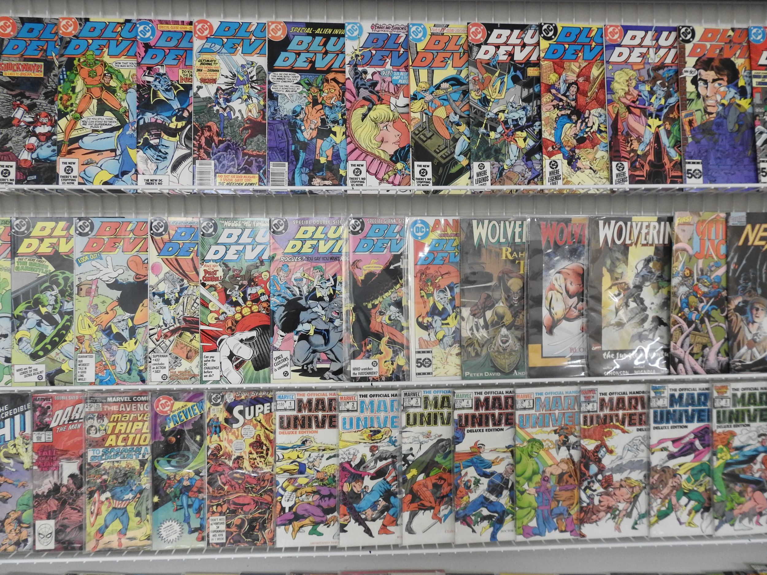 Huge Lot 180+ Comics W/ Fantastic Four, Blue Devil, Wolverine, +More ...