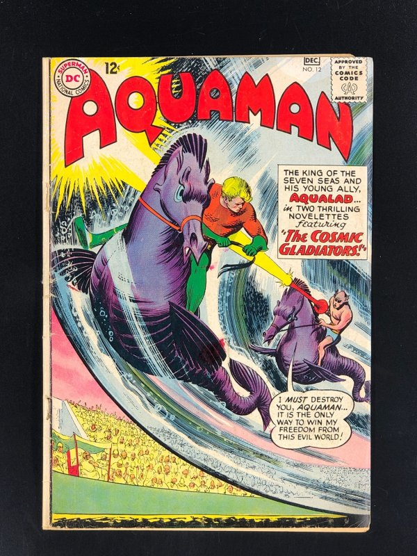 Aquaman #12 (1963) GD Cosmic Gladiators Nick Cardy | Comic Books ...