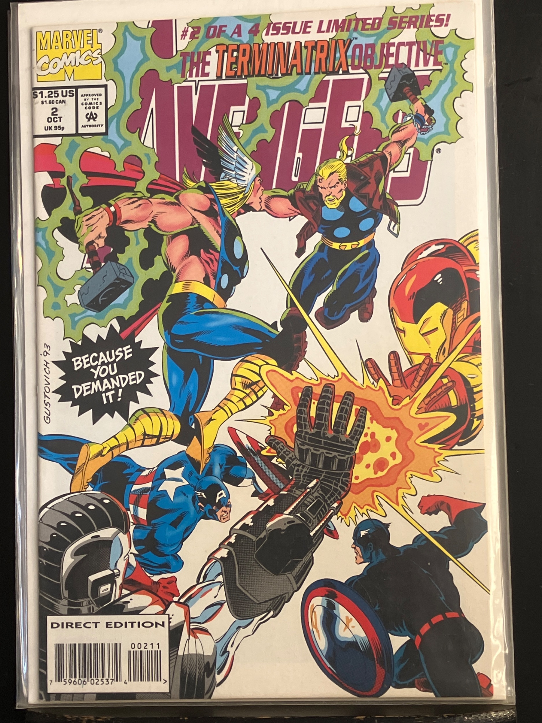 Avengers: The Terminatrix Objective #2 (1993) | Comic Books - Modern ...