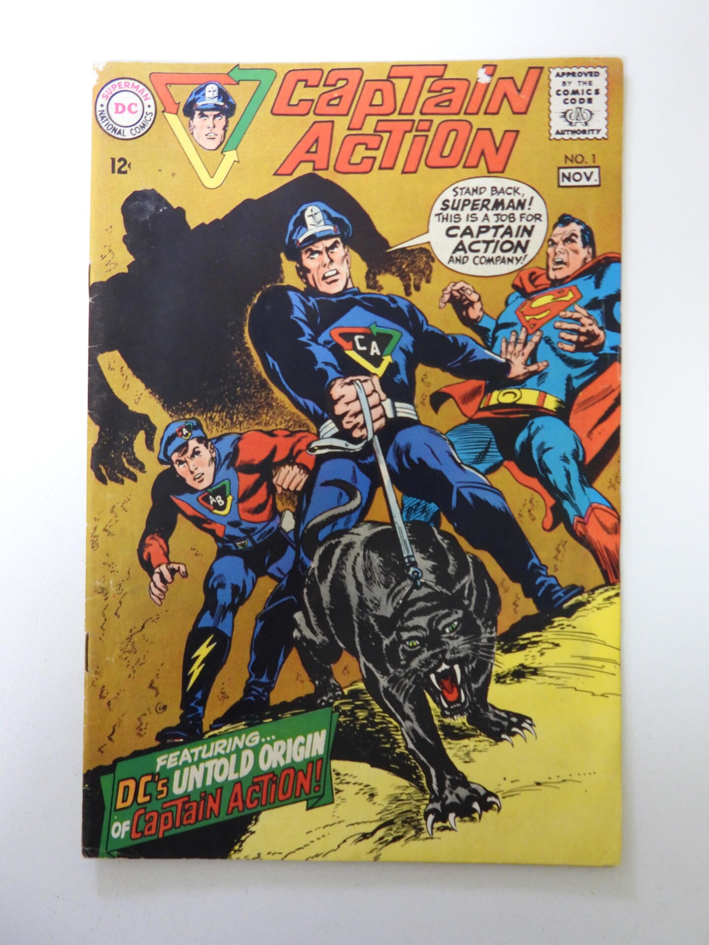 Captain Action #1 (1968) VG- condition | Comic Books - Silver Age, DC ...