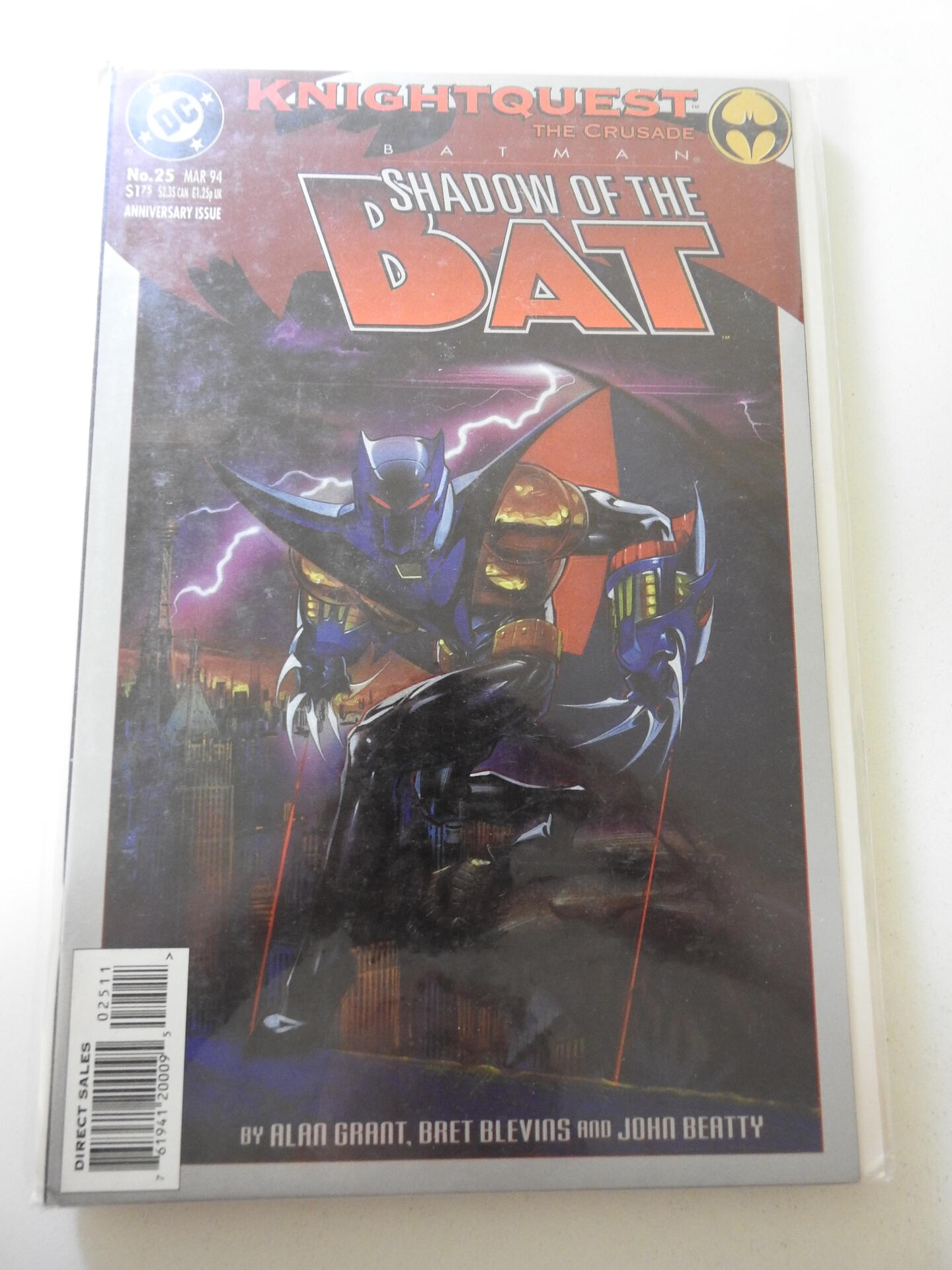 Batman: Shadow of the Bat #25 DC Universe Corner Box Variant (1994 ...