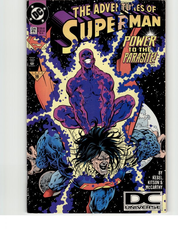 Adventures of Superman #512 DC Universe Corner Box Variant (1994 ...