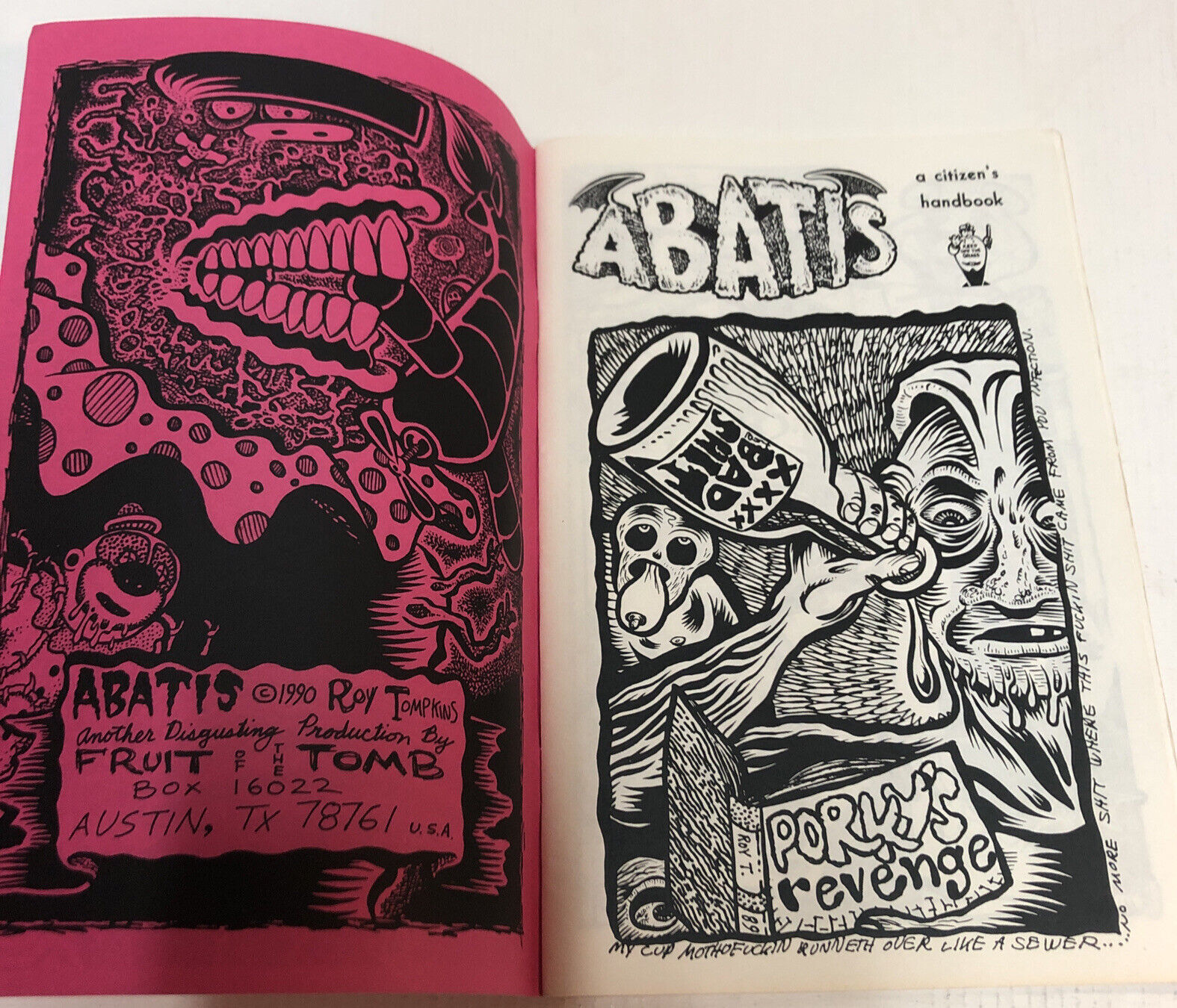 Abatis (1990) #1 F/VF ~ Fruit Of The Tomb | Roy Tompkins | Comic Books ...