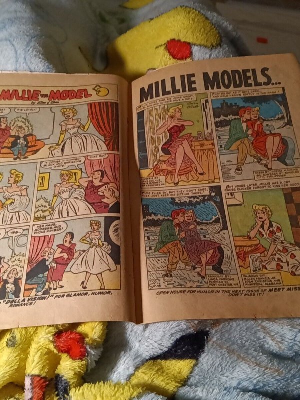 MILLIE THE MODEL #61 marvel timely Atlas comics 1955 Dan de Carlo ...