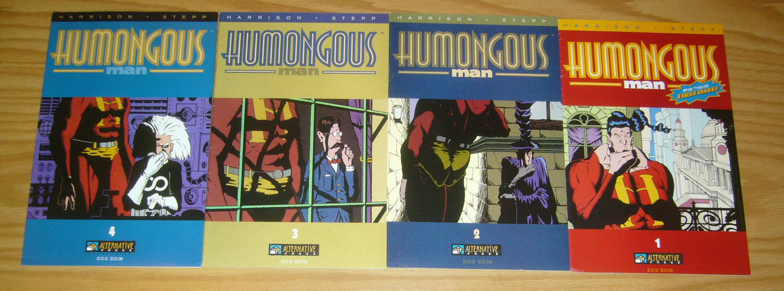 Humongous Man #1-4 FN complete series - alternative press - harrison ...