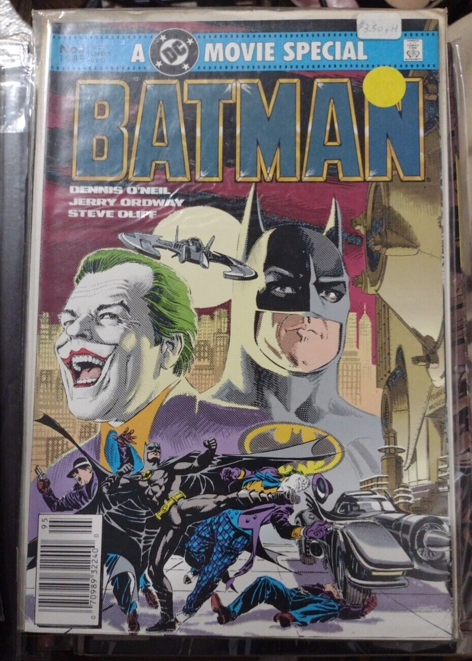 BATMAN a dc movie special # 1 1989 michael keaton jack nicholson ...