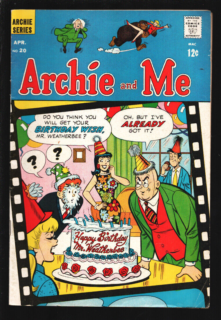 Archie and Me #20 1968--Gorilla story-Betty and Veronica appear-FN ...