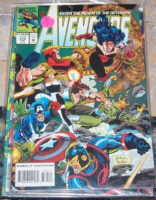 Avengers # 370 (Jan 1994, Marvel) eternals deviants black knight ...