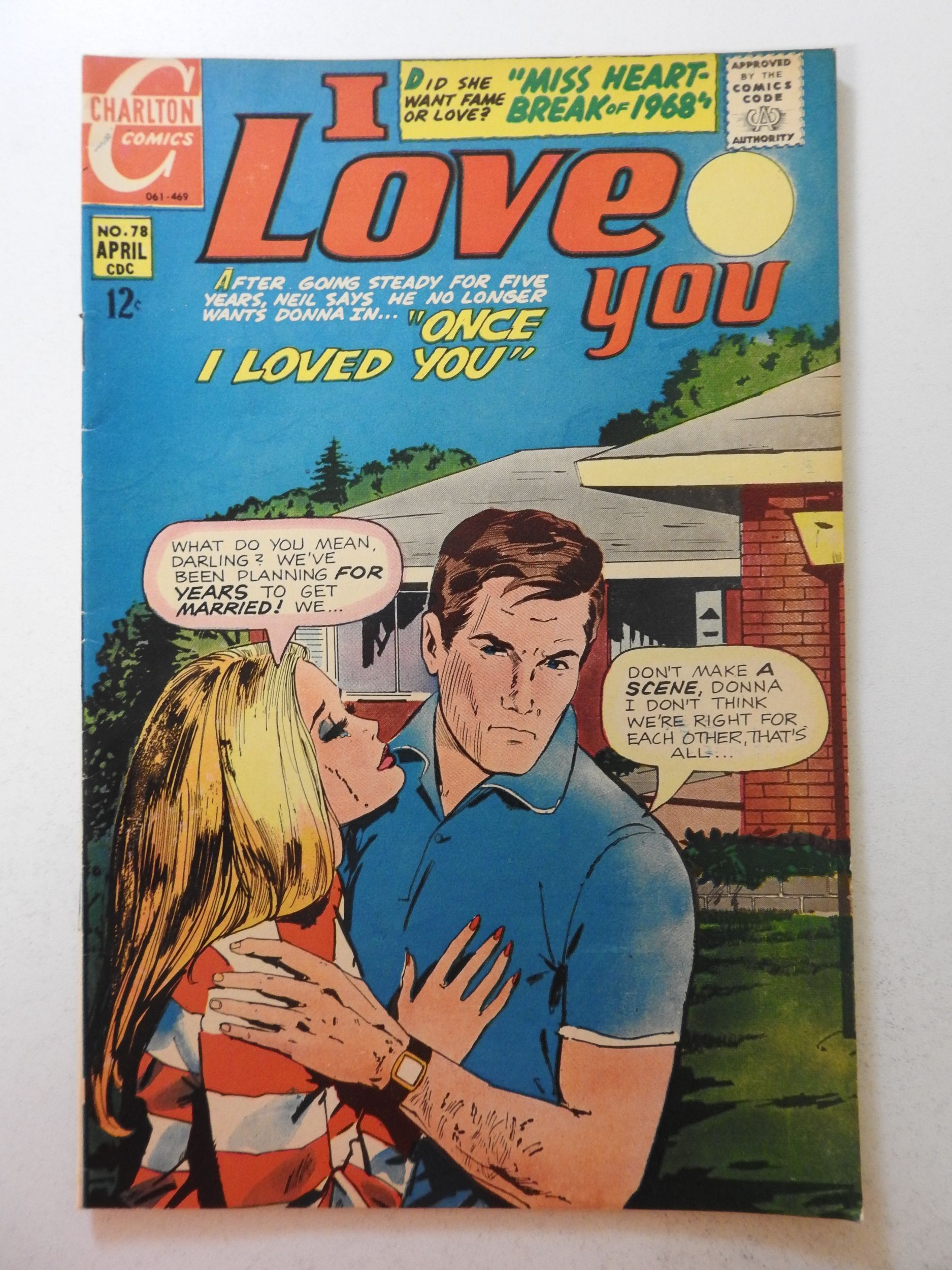 I Love You #78 HTF Romance Comic! Sharp Fine Condition! | Comic Books ...