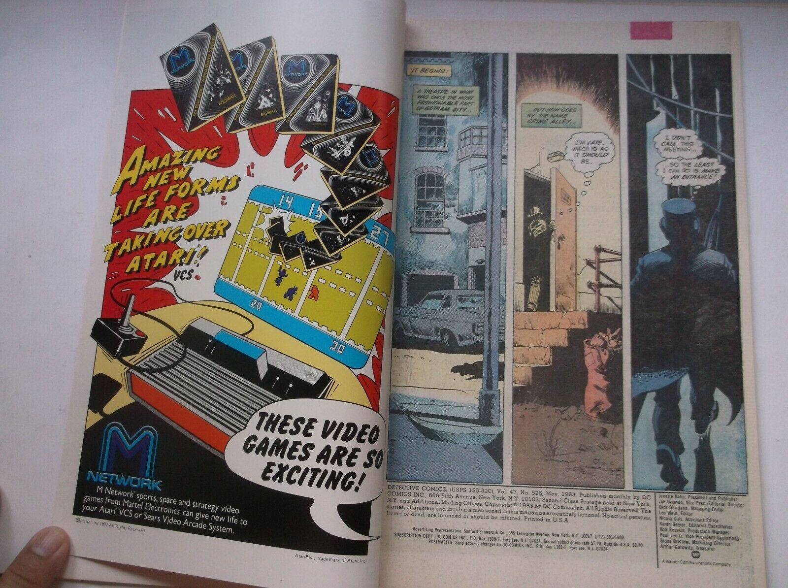 DC: Detective Comics #526, Batman/Robin/Batgirl Anniversary, 1983, NM ...