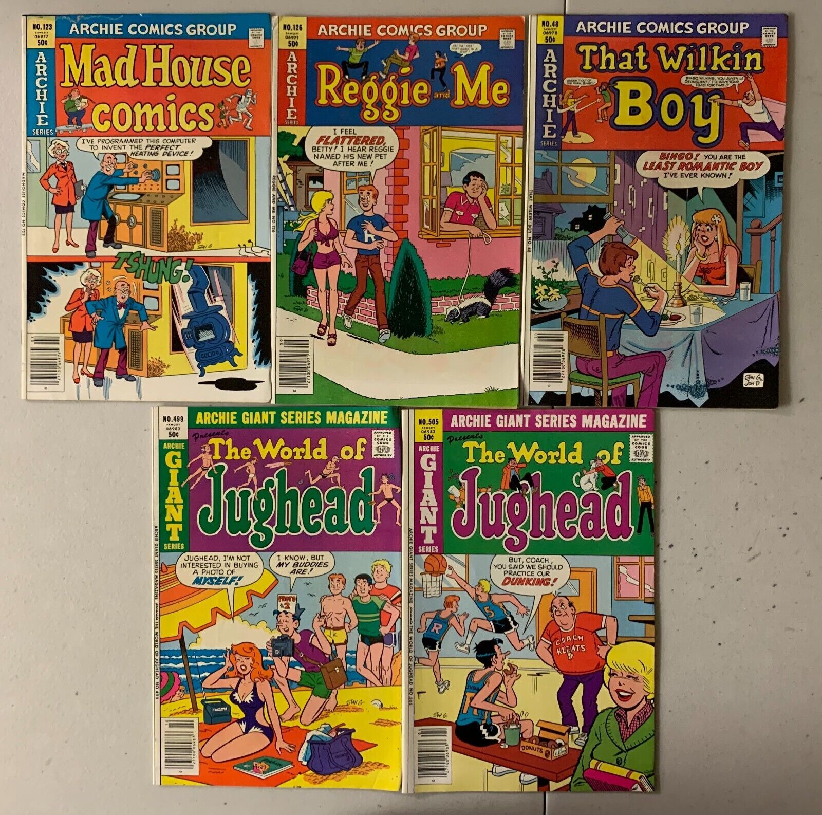 Archie's Pals Jughead, Reggie, etc. vintage unread comics lot 21 diff ...