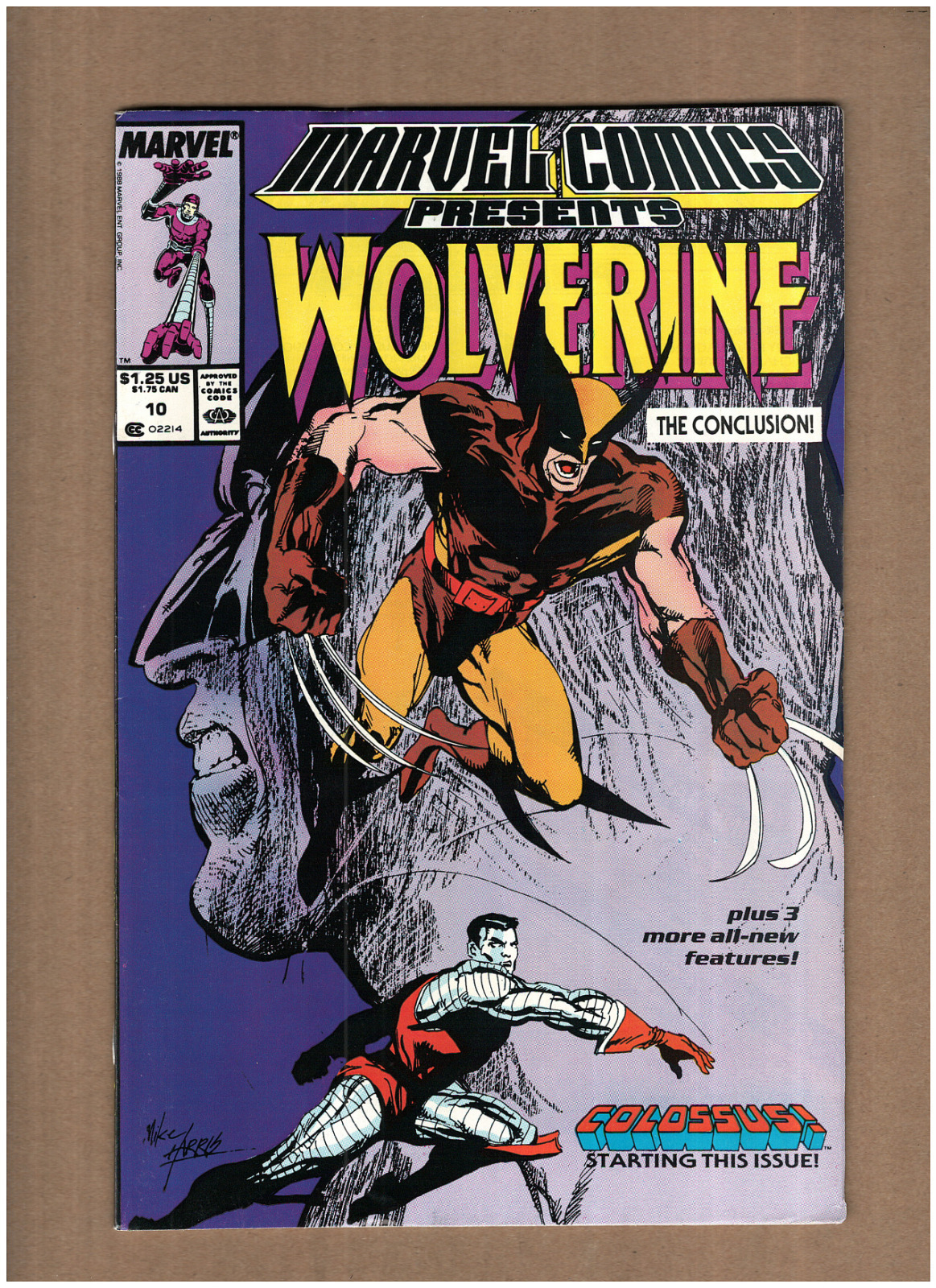 Marvel Comics Presents #10 Wolverine Colossus Machine Man 1989 VG/FN 5. ...