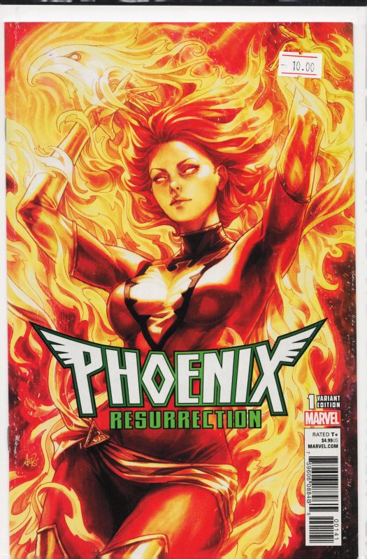 Phoenix Resurrection: The Return of Jean Grey #1 Artgerm 'Red Costume ...