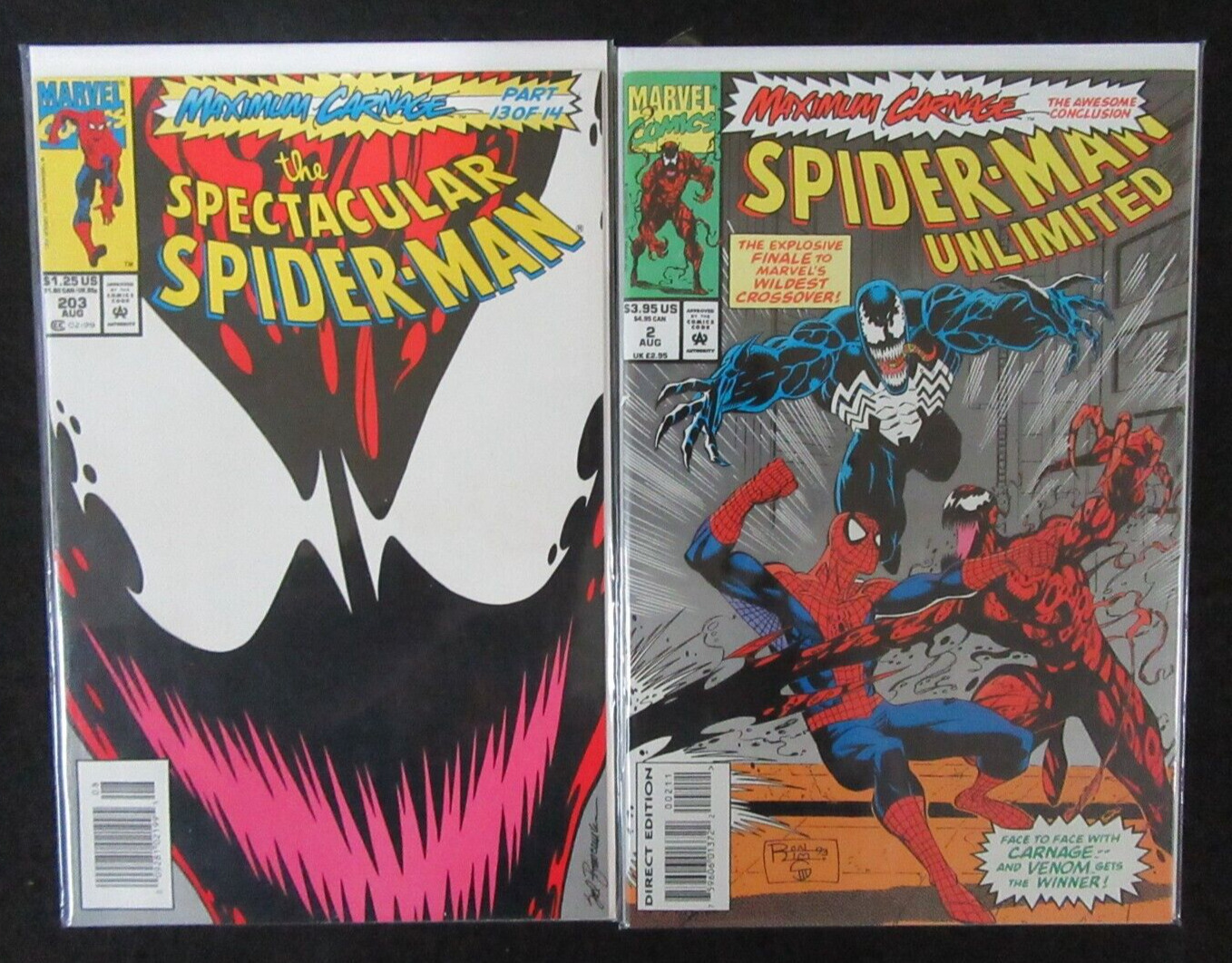 Maximum Carnage Complete 1-14 Spider-Man Venom Unlimited Amazing Marvel ...