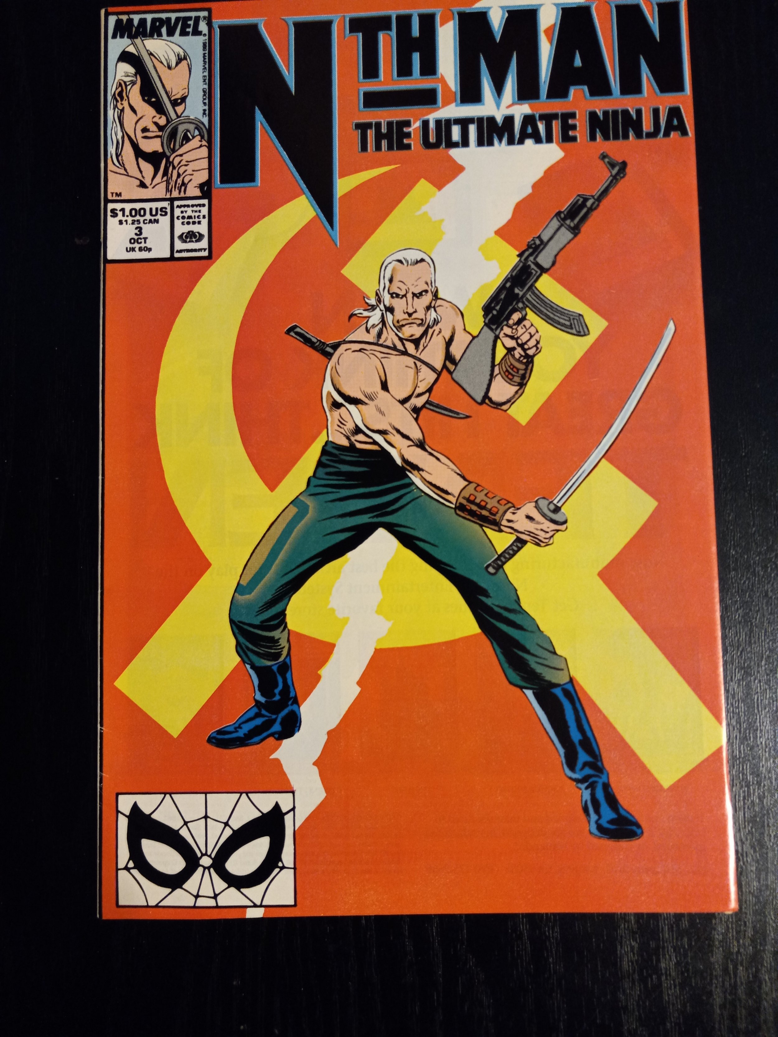 Nth Man the Ultimate Ninja #3 (1989) | Comic Books - Copper Age, Marvel ...