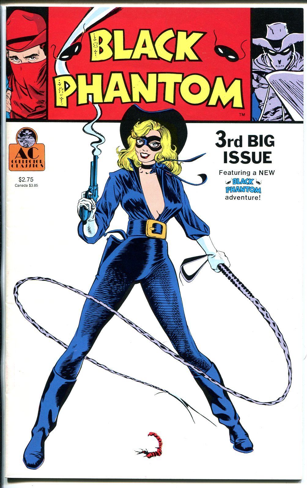 Black Phantom #3 1990-AC-new Black Phantom cover and story-Frazetta-NM ...