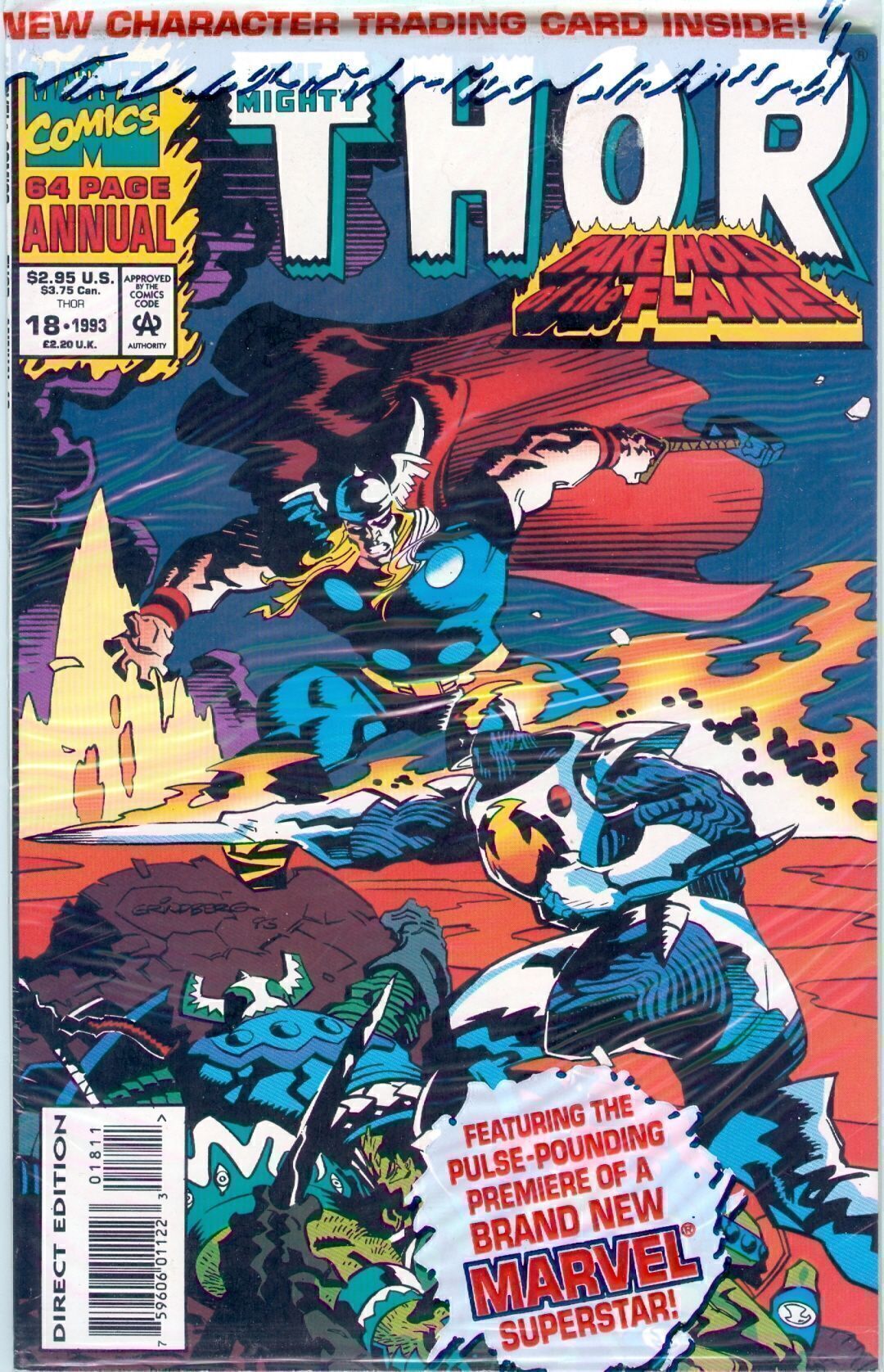 6 sealed Poly-Bag Annuals!! Thor/Spider Man/X-Men/Gu Galaxy/Daredevil ...