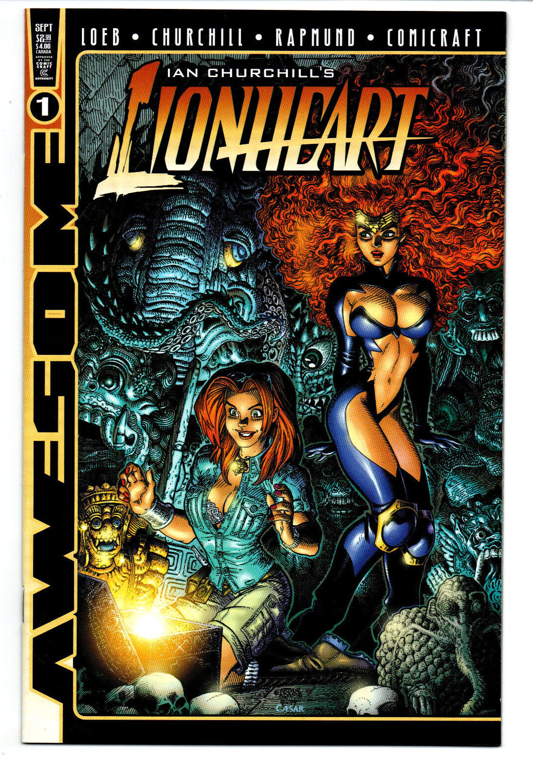 Lionheart vol.1 #1 Arthur Adams Variant - Ian Churchill - Good Girl - 1999 - NM | Comic Books ...