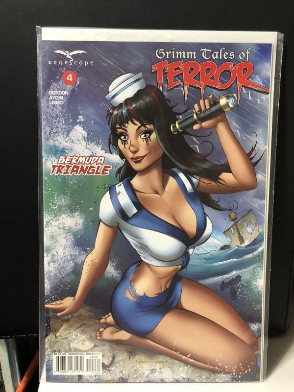Grimm Fairy Tales Of Terror 4 C Zenescope Gregbo Watson Sexy Sailor Goth GFT | Comic Books ...