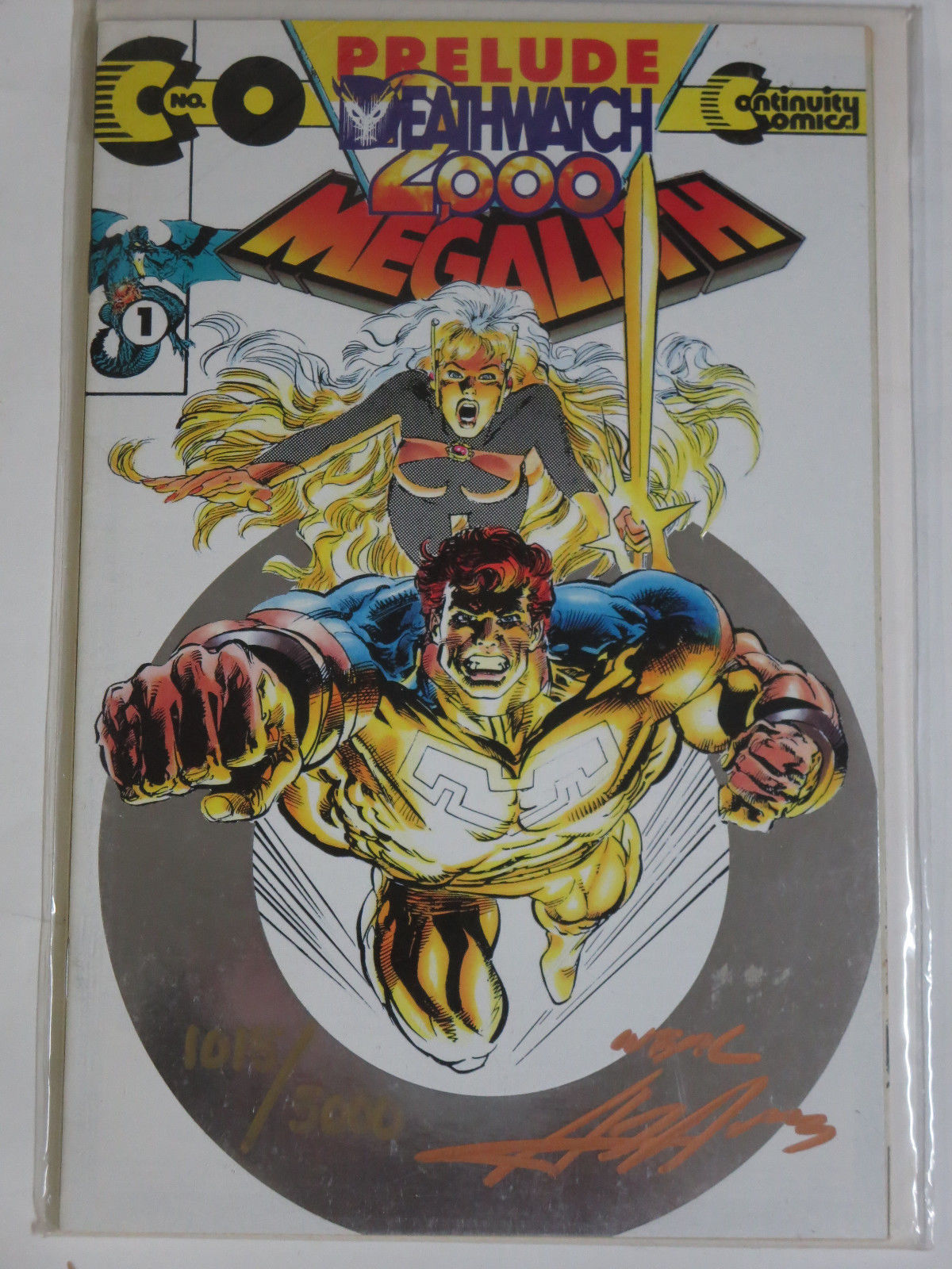 Prelude Deathwatch 2000 Megalith & Hybrids #0s Signed by Neal Adams ...