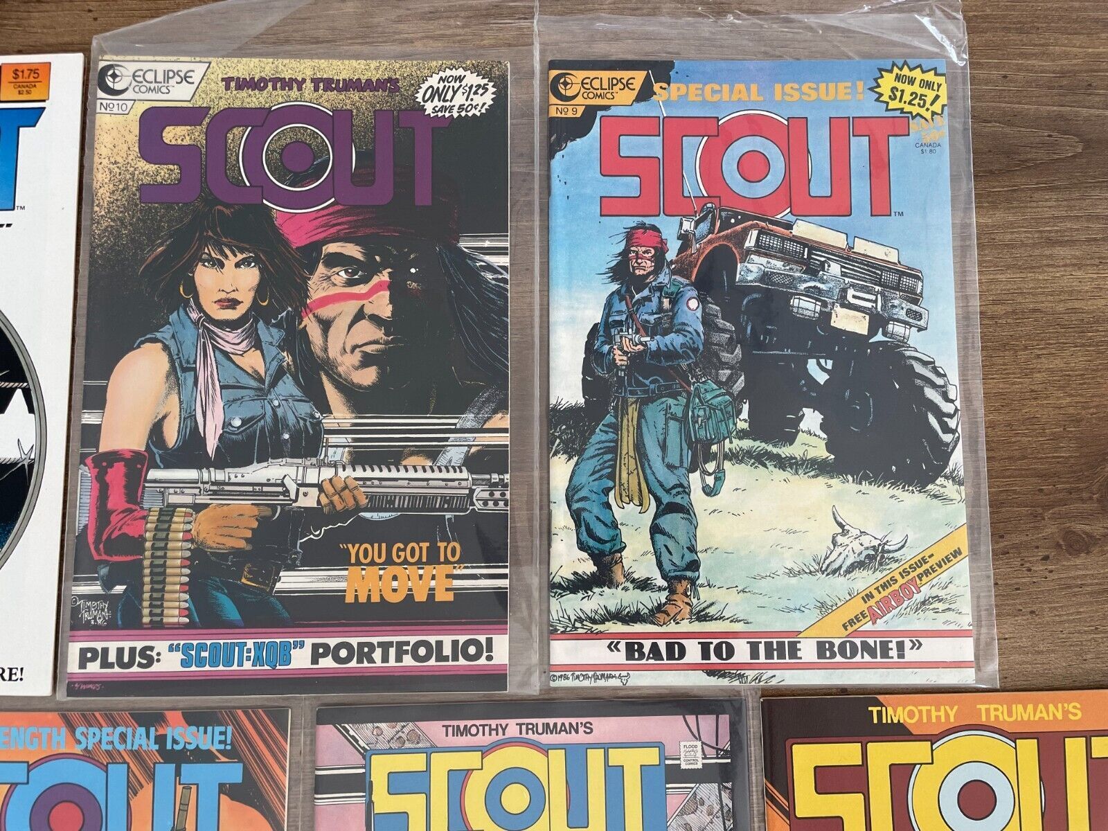Lot Of 7 Scout Eclipse Comic Books # 4 5 6 7 9 10 15 Timothy Truman Series J934 | Comic Books ...
