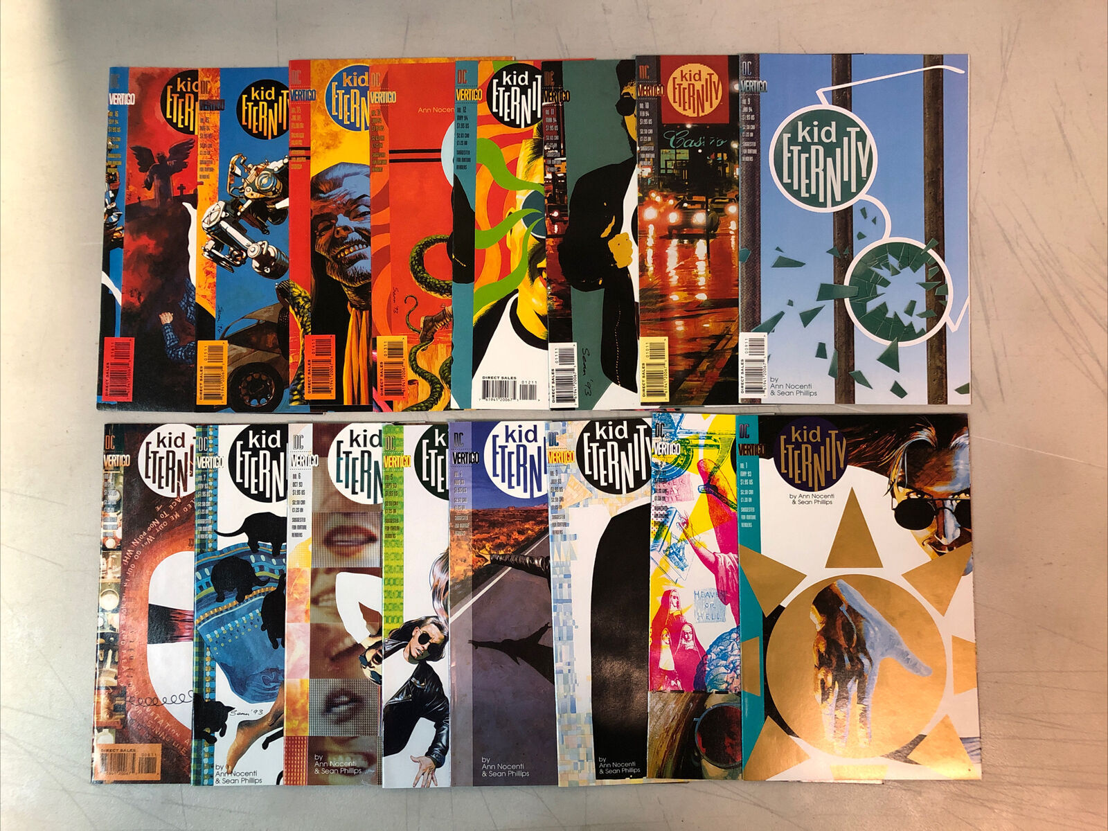 Kid Eternity (1993) #1-16 (VF+/NM) Complete Set Vertigo Sean Philips ...