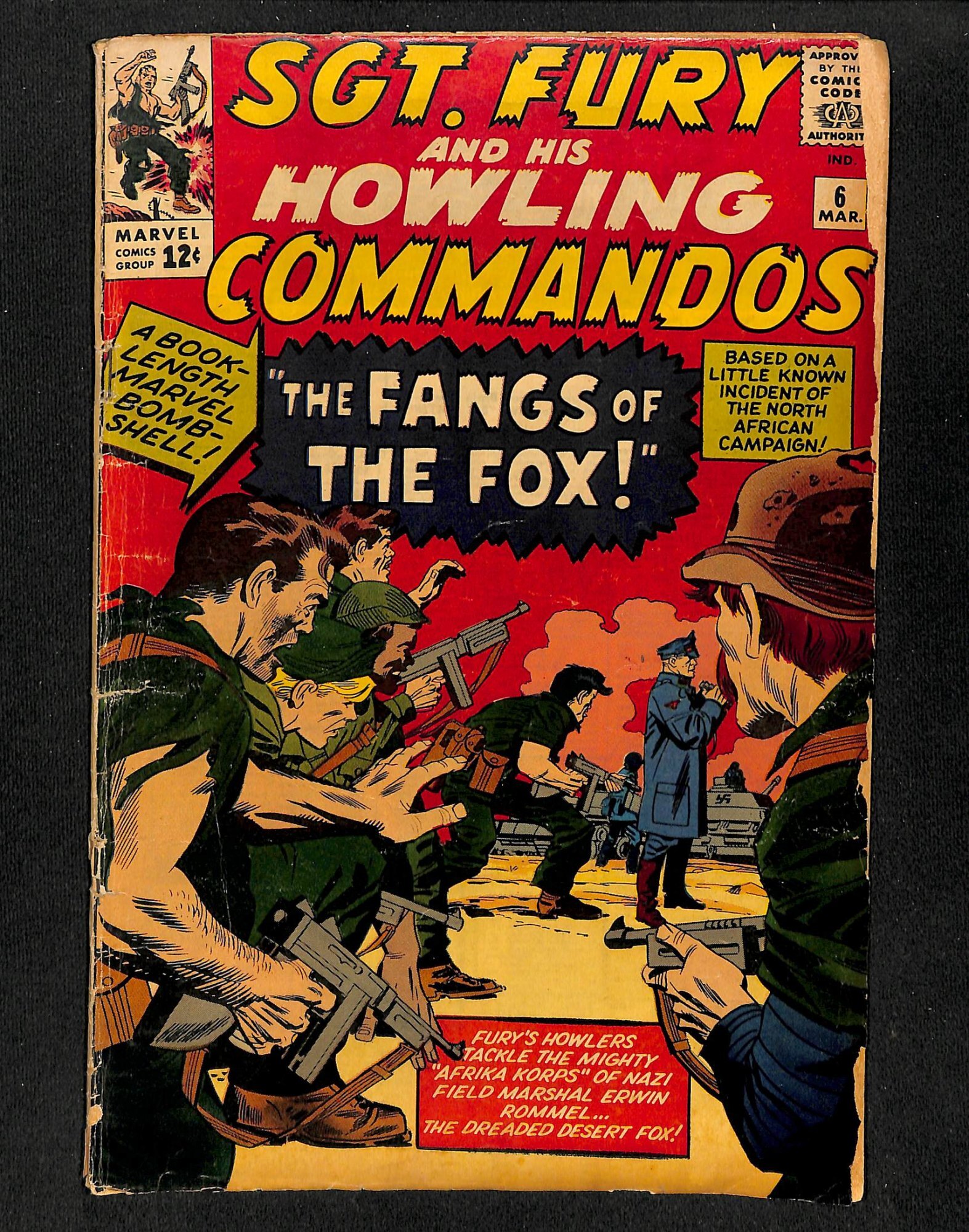 Sgt. Fury and His Howling Commandos #6 Jack Kirby Art! | Comic Books ...