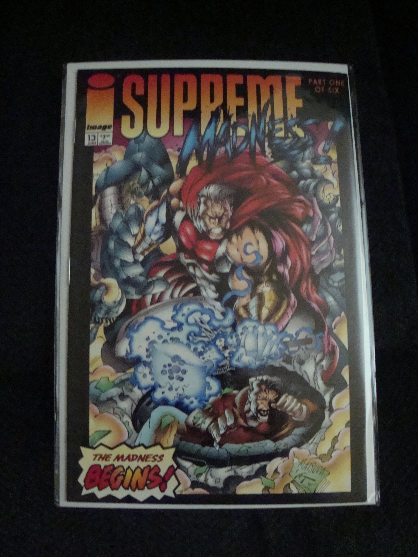 Supreme #13 Supreme Madness Part 1 Centerfold Poster by Todd Nauck Rob ...