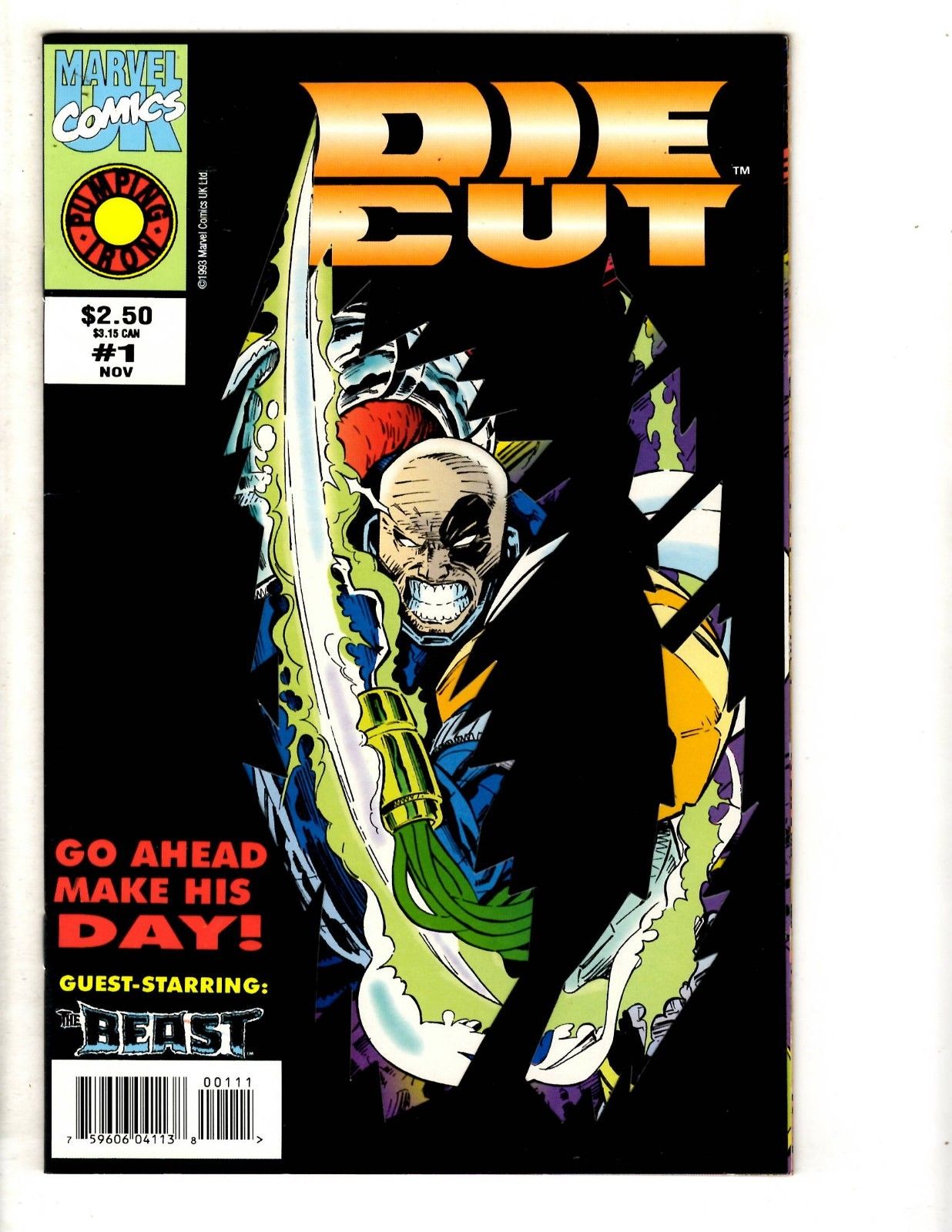 Lot Of 8 Marvel Comic Books Digitek 1 2 3 4 + Defenders 3 4 5 + Diecut ...