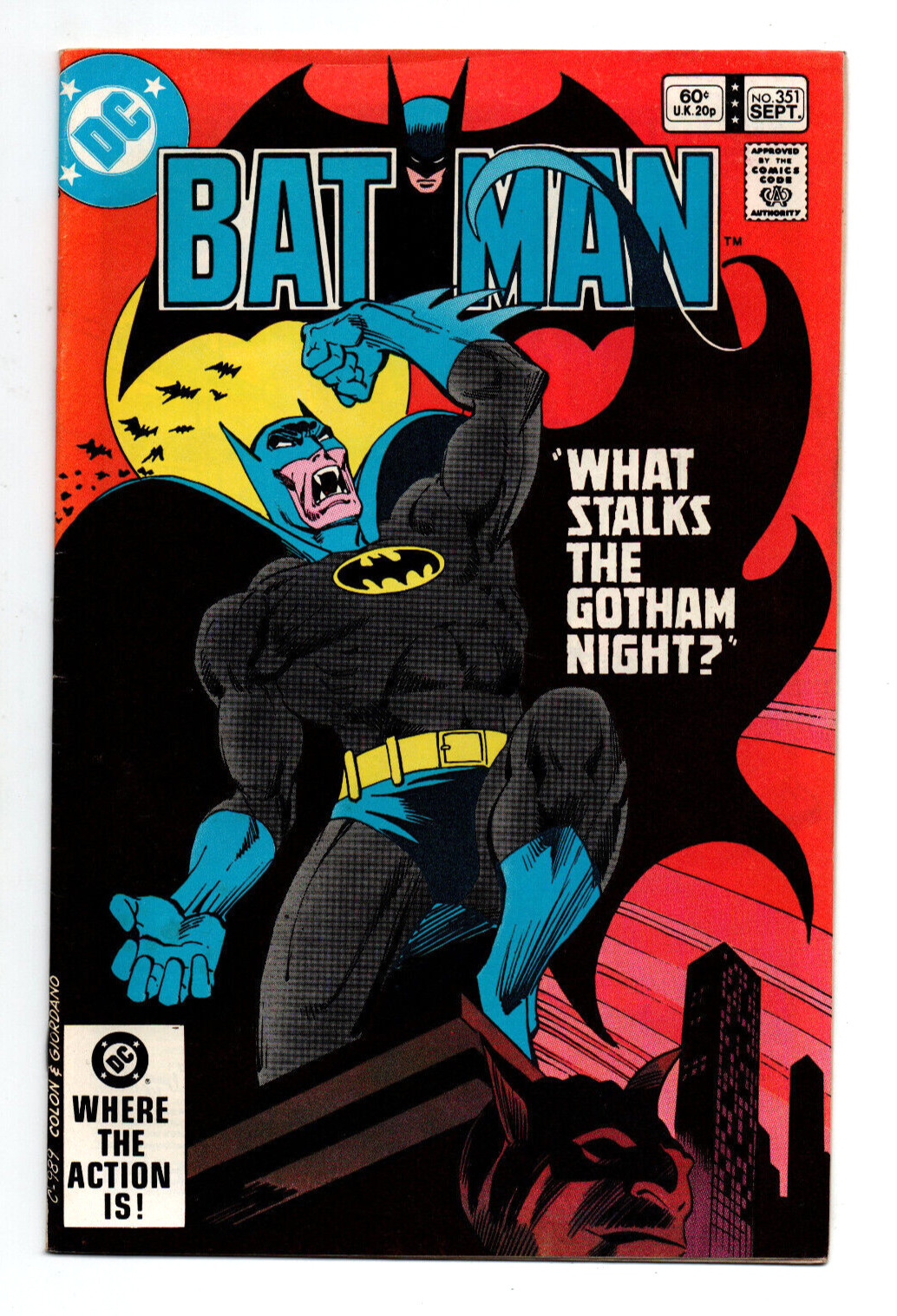 Batman #351 - The Monk - vampire - Catwoman solo story - 1982 - (-VF ...