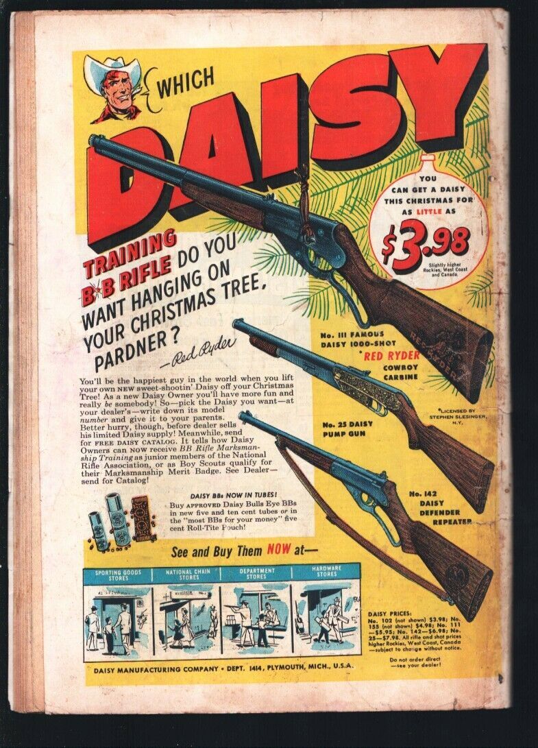 Justice #42 1954-Atlas-Gang Boss cover- John Romita-Violent pre-code ...