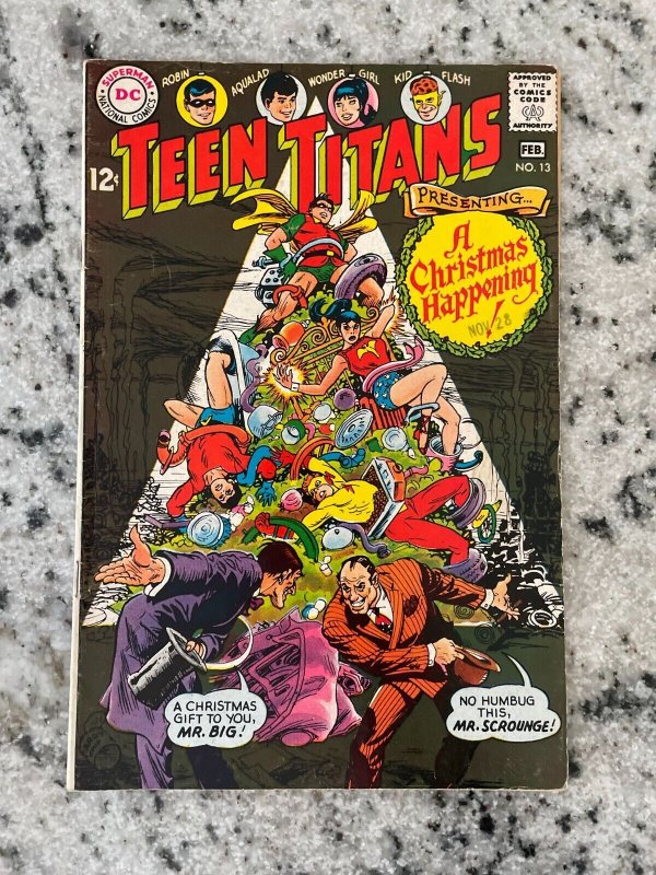 Teen Titans # 13 VF- DC Silver Age Comic Book Robin Flash Aqualad ...