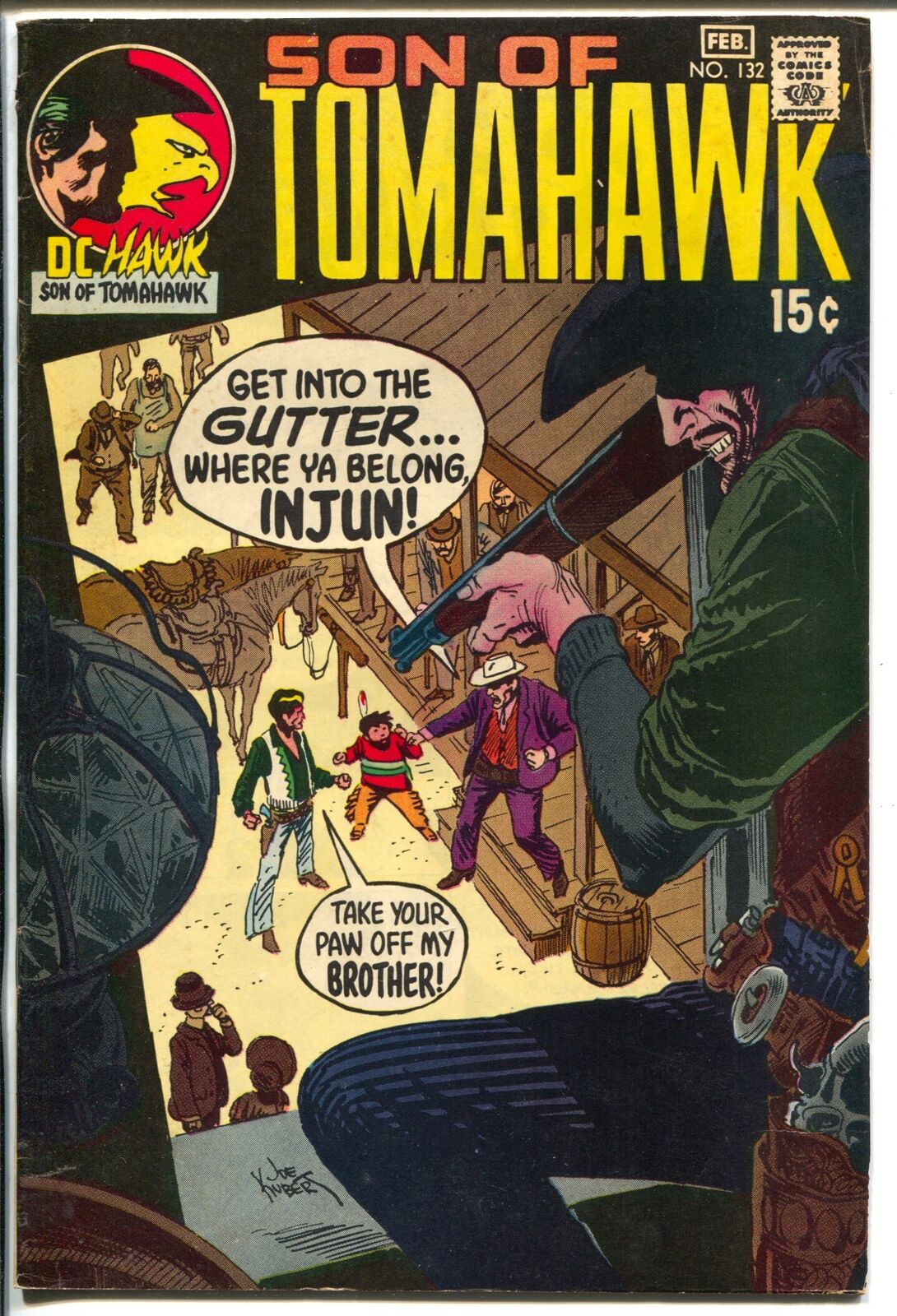 Tomahawk #132 1970-DC-Son of Tomahawk-Kubert-George Washington-FN ...