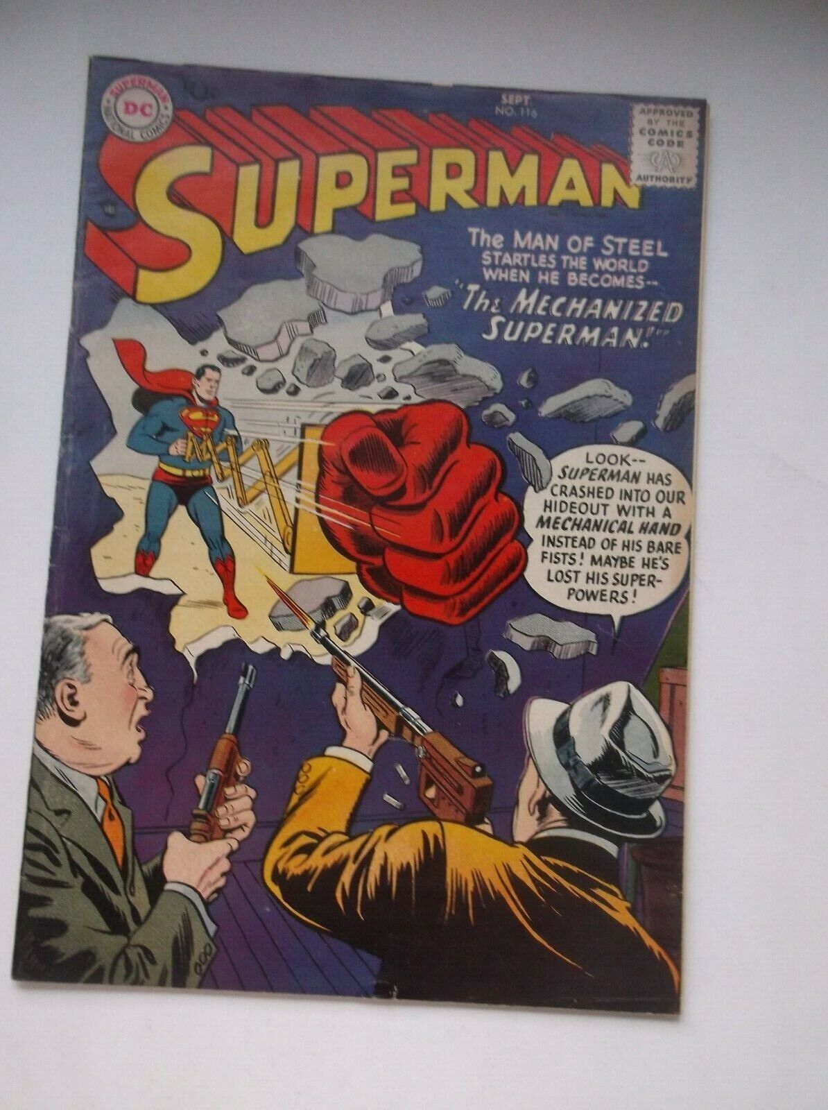 DC/National Comics: Superman #116, "The Mechanized Superman", 1957, FN ...