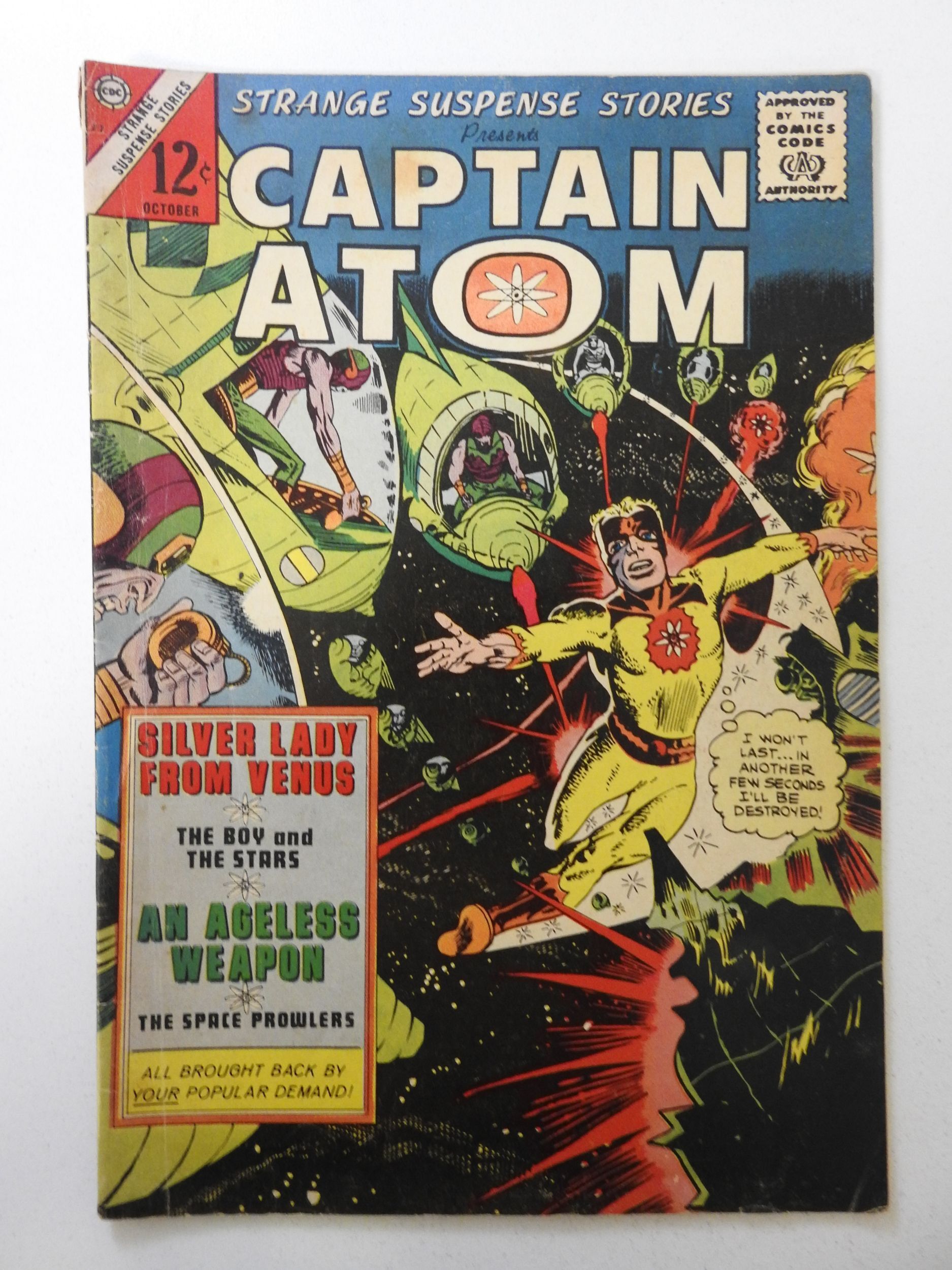 Strange Suspense Stories #77 (1965) VG Condition 1/2 in spine split ...