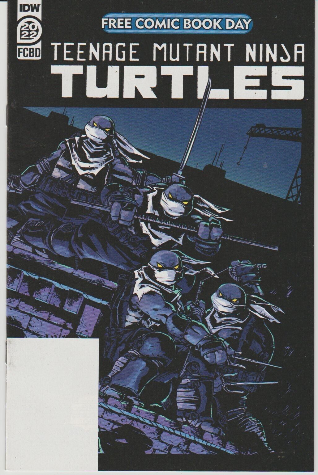 Teenage Mutant Ninja Turtles # 1 FCBD Cover A 1st Print NM IDW TMNT ...