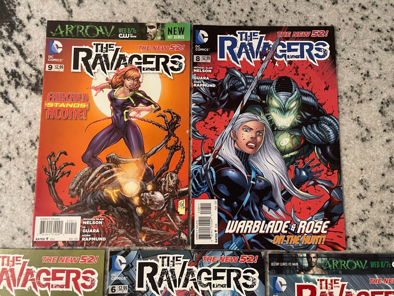 5 The Ravagers DC Comic Books # 5 6 7 8 9 Superman Batman Flash Aquaman ...