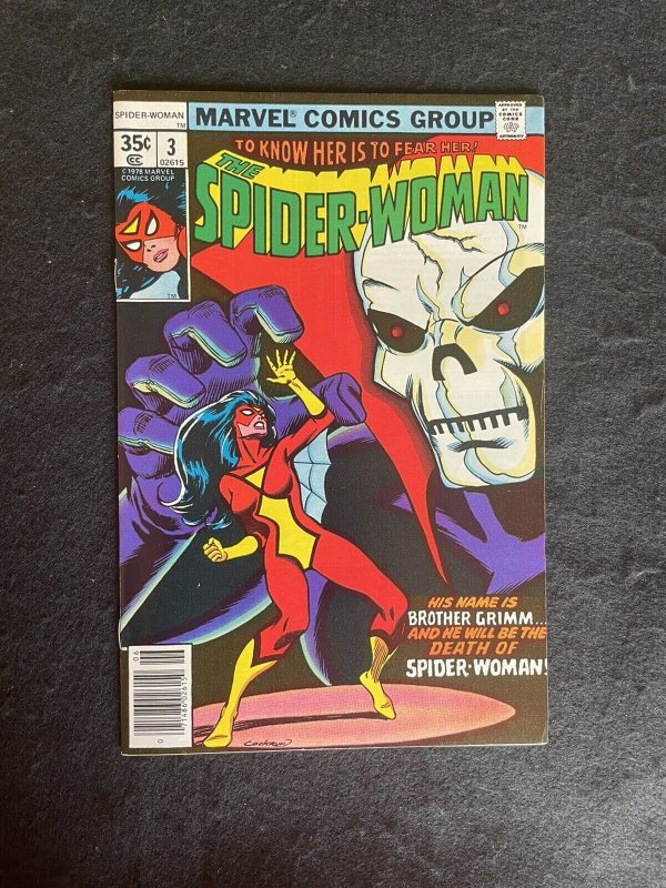 Spider-Woman #3 "The Peril of Brother Grimm" (1978) Bronze Age Marvel ...
