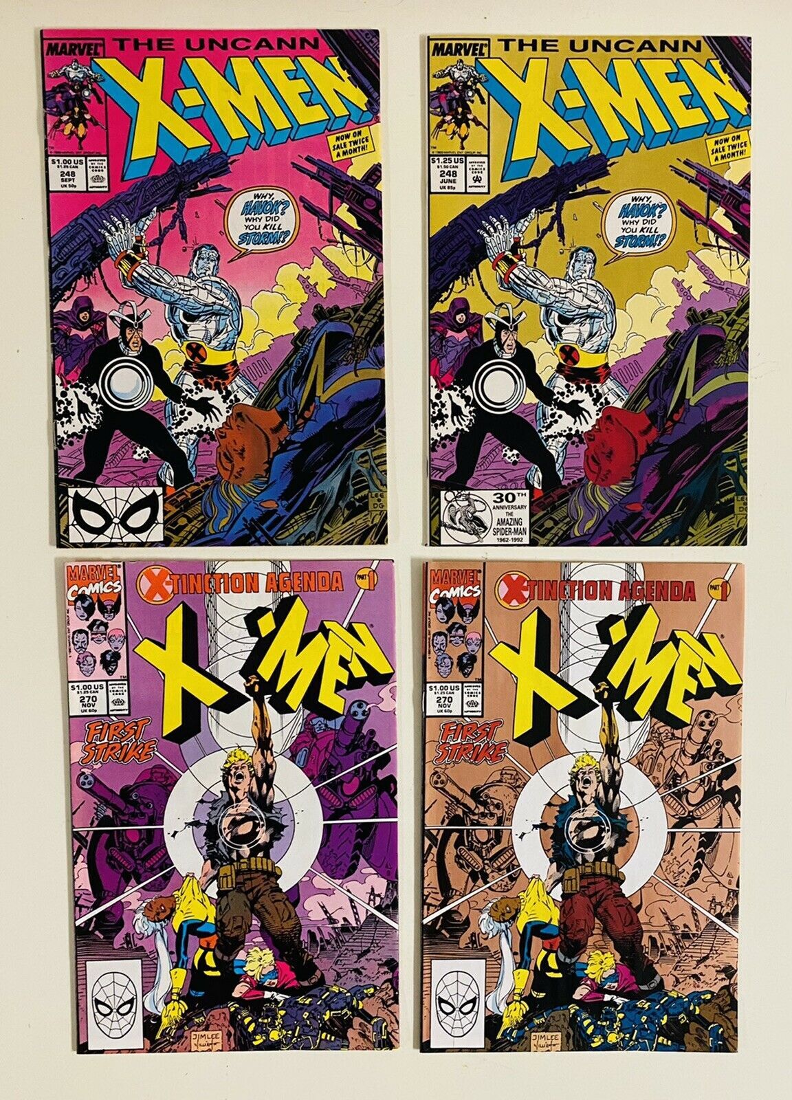 X-Men Comic Book Grab Bag w/ 10 x Xmen comics + Variants #1s Jim Lee ...