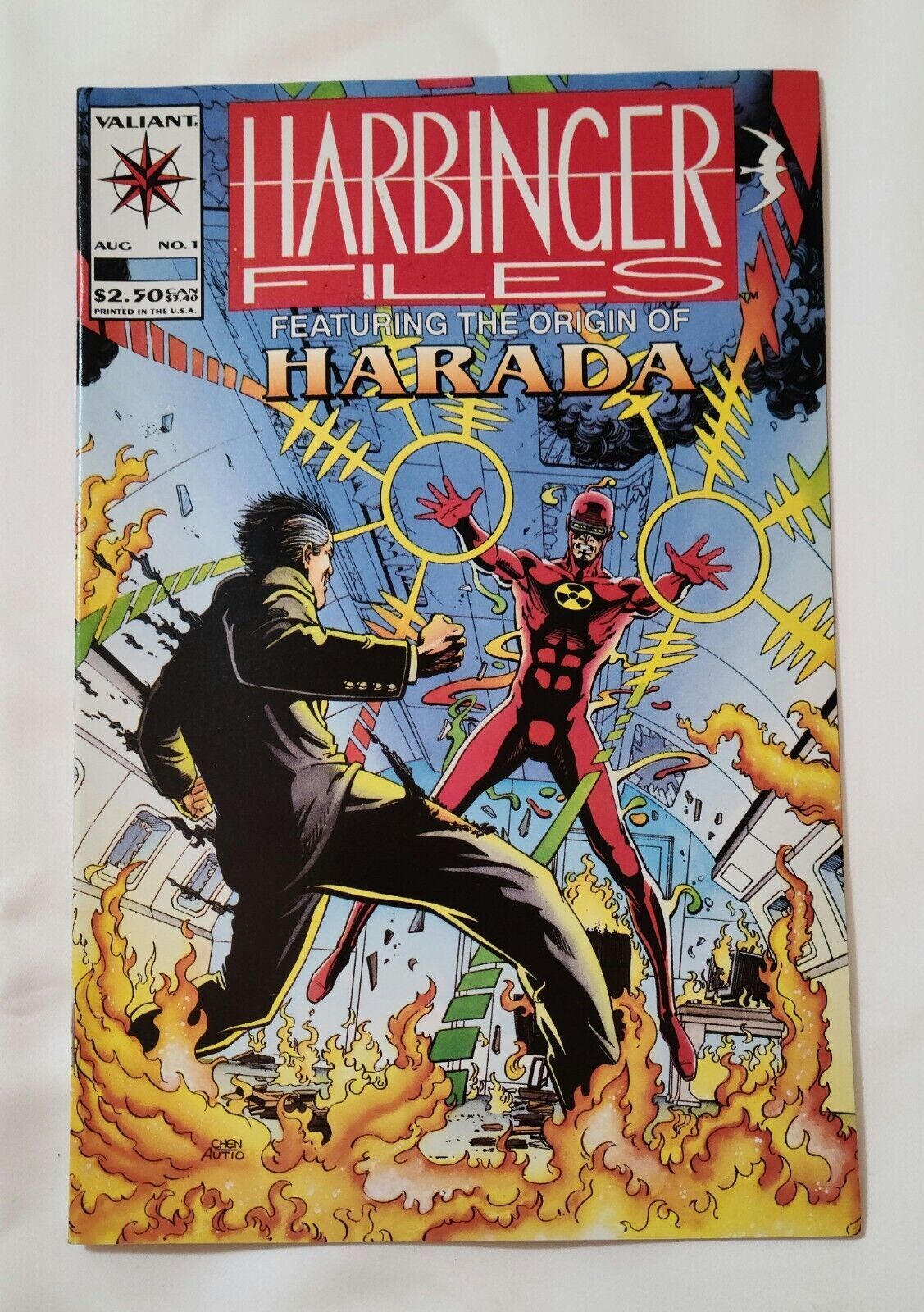 Harbinger Files #1 (Valiant 1994) Origin of Harada, NM | Comic Books ...