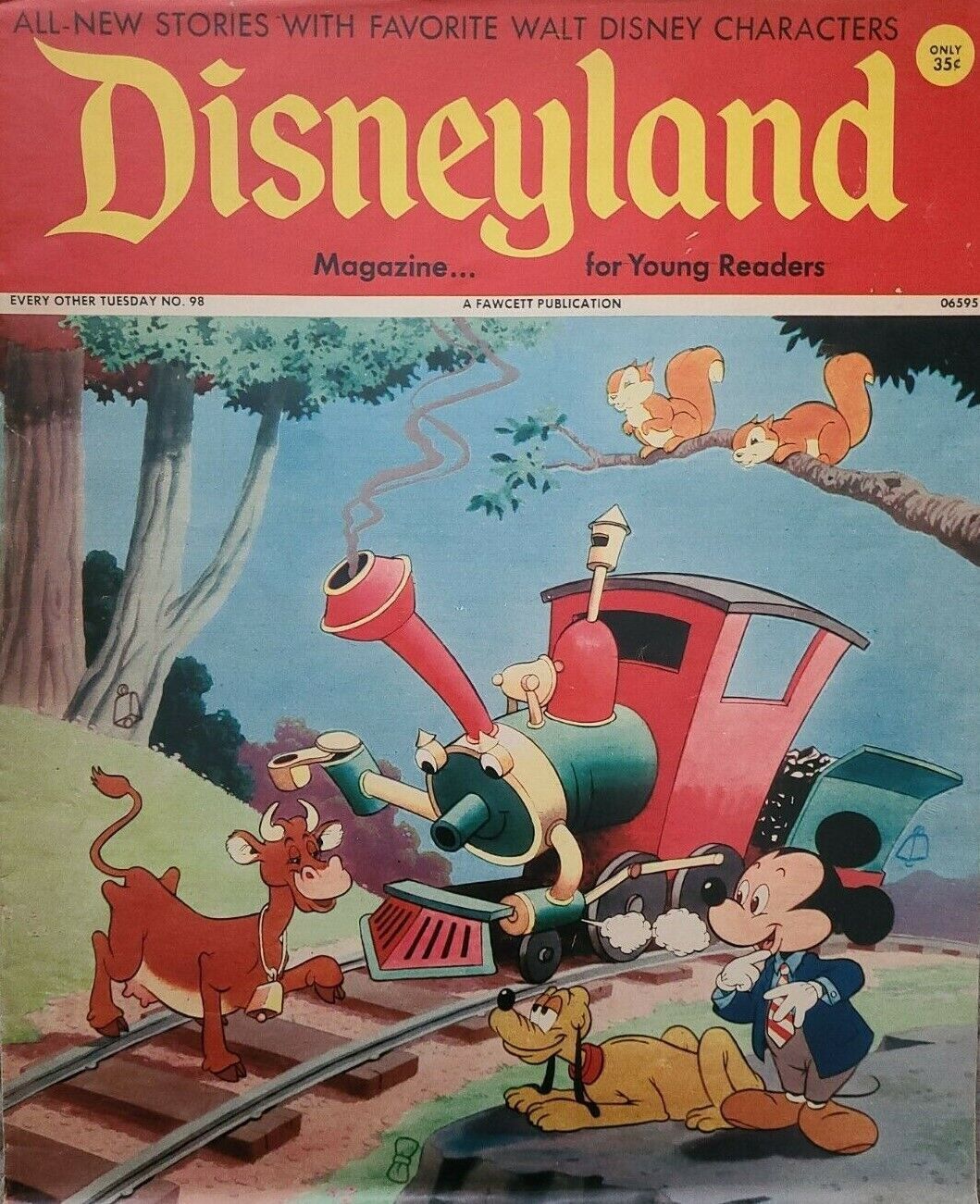 Disneyland Magazine (Fawcett) #98 VG; Fawcett | low grade - Mickey ...