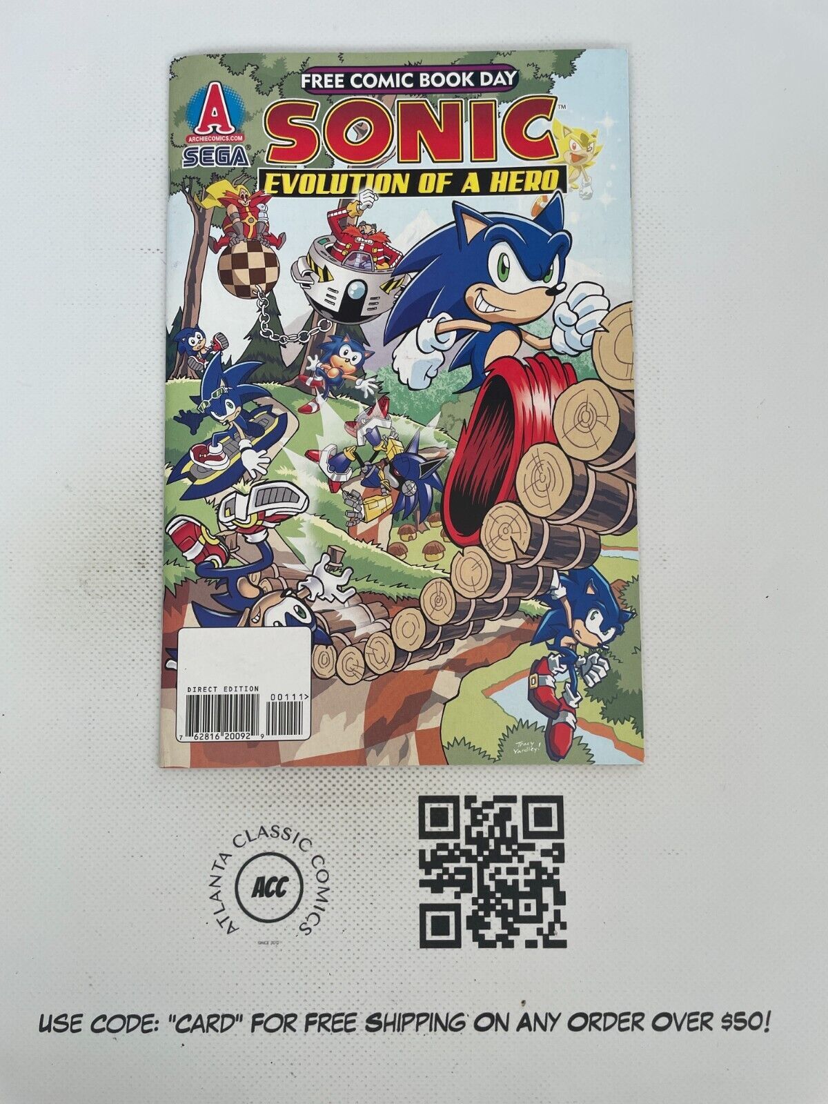 Sonic Evolution Of A Hero # 1 NM 1st Print Archie Sega Comic Book Tails ...