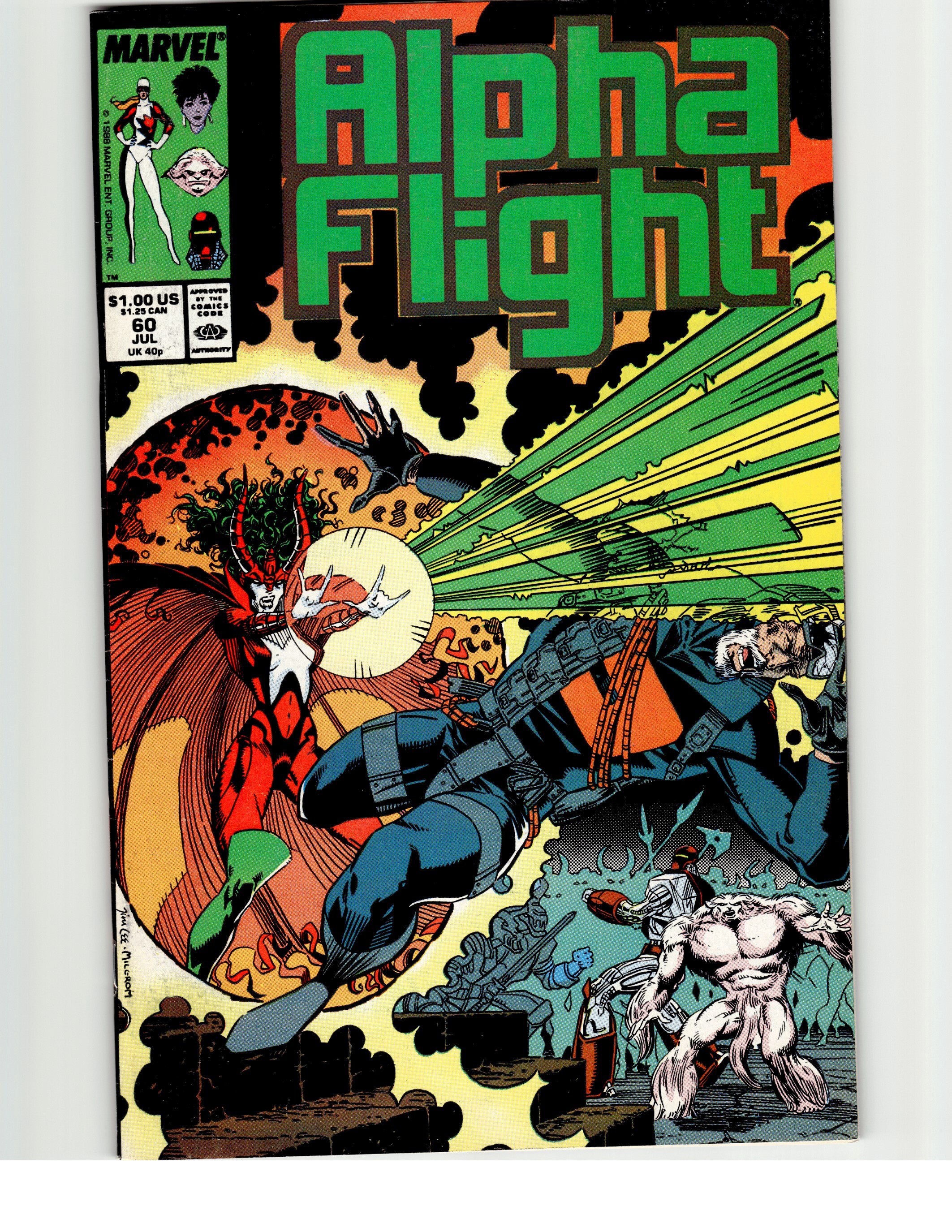 Alpha Flight #60 (1988) Alpha Flight | Comic Books - Copper Age, Marvel ...