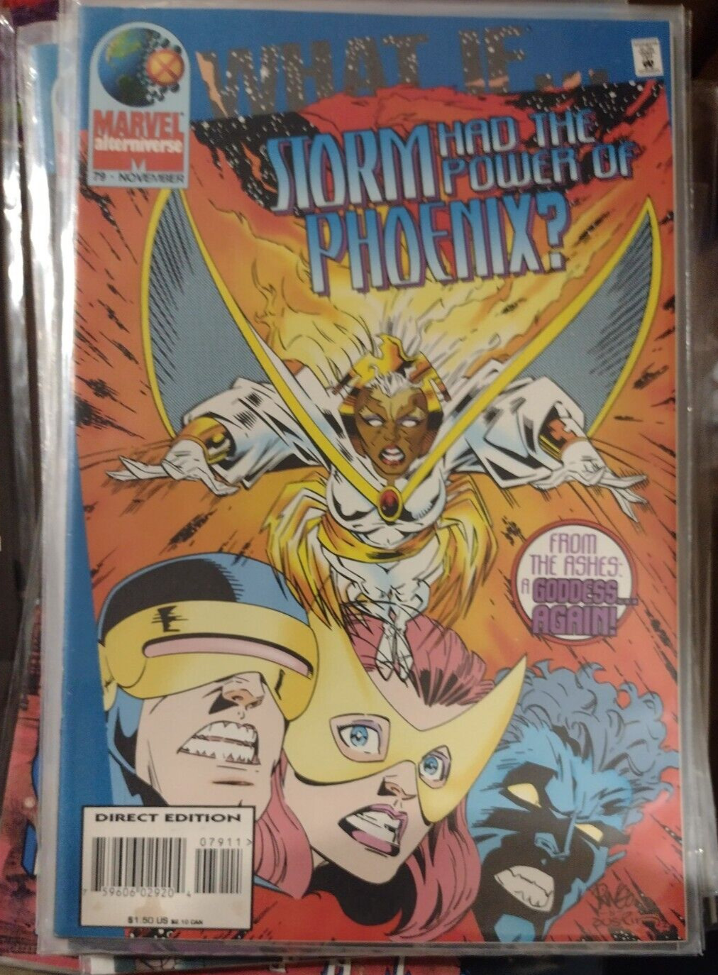 What If # 79 1995 Marvel DISNEY.. STORM had the power of PHOENIX xmen ...